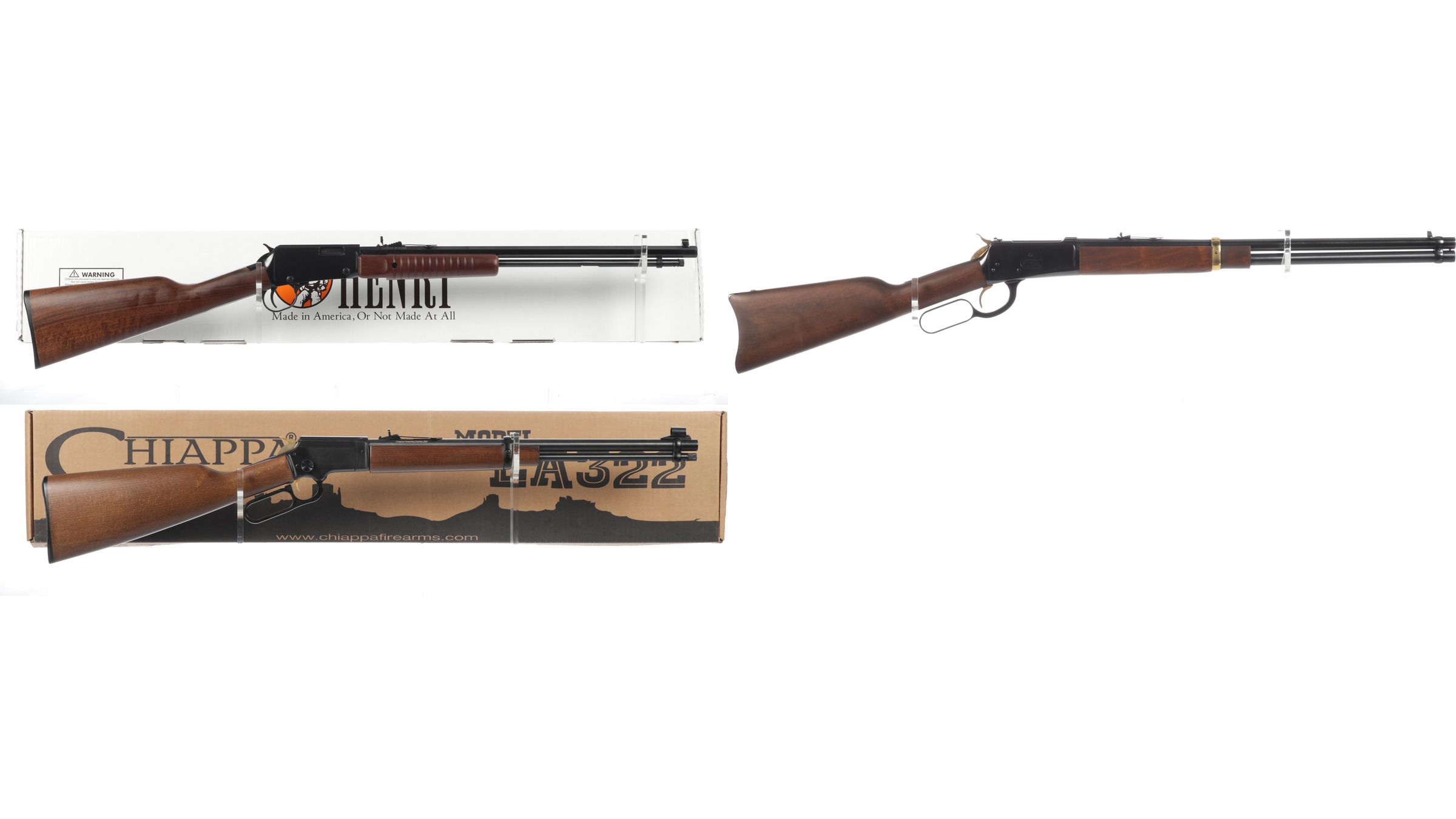 Three Rifles | Rock Island Auction