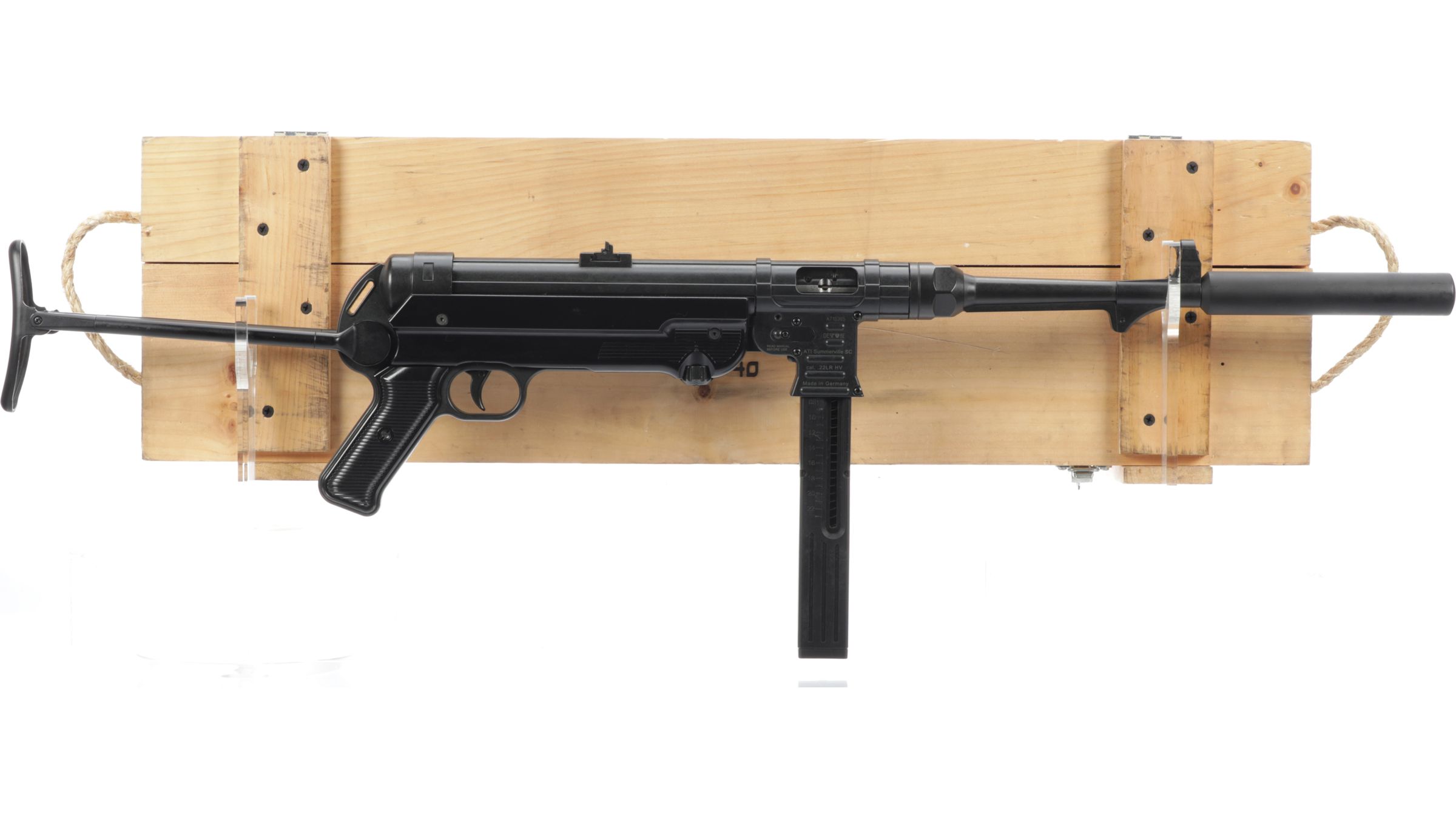 German Sports Group Model MP40 Rifle with Wood Case | Rock Island Auction