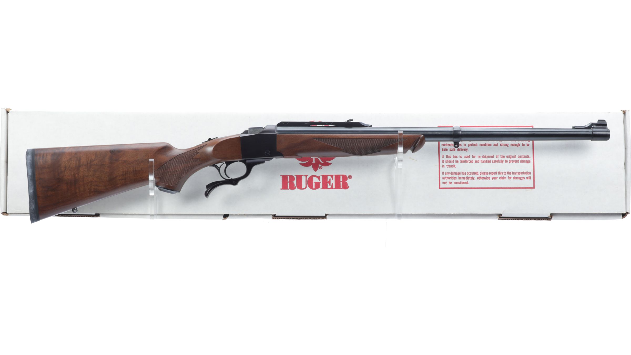 Ruger No. 1 Single Shot Rifle in .458 Winchester Magnum with Box | Rock ...