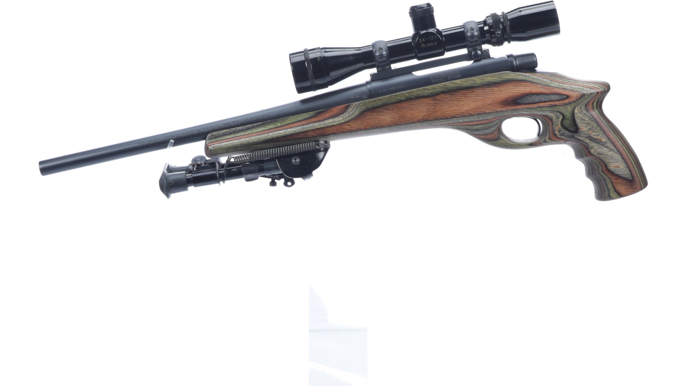 Remington Model XP-100R Bolt Action Pistol with Burris Scope | Rock ...