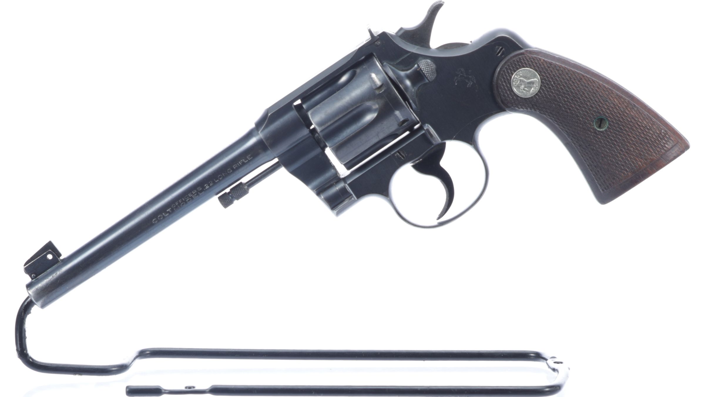 Colt Third Issue Officer's Model Target Revolver with Holster | Rock ...