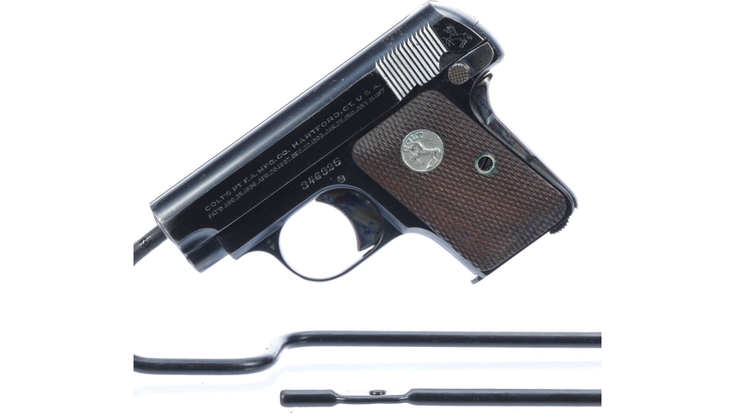 Colt Model 1908 Vest Pocket Semi-Automatic Pistol | Rock Island Auction