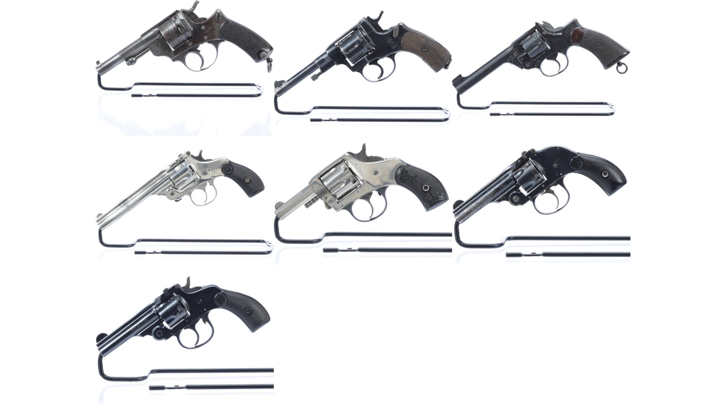 Seven Double Action Revolvers | Rock Island Auction