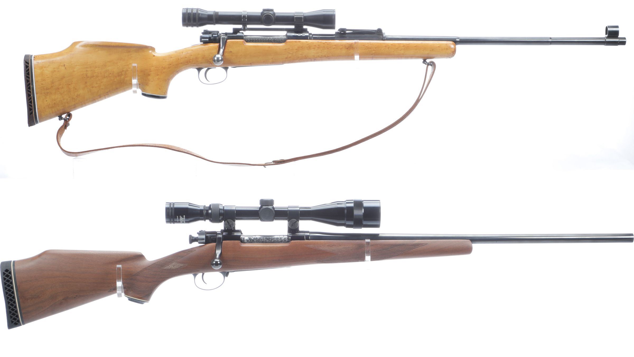 Two Military Bolt Action Rifles with Scopes | Rock Island Auction