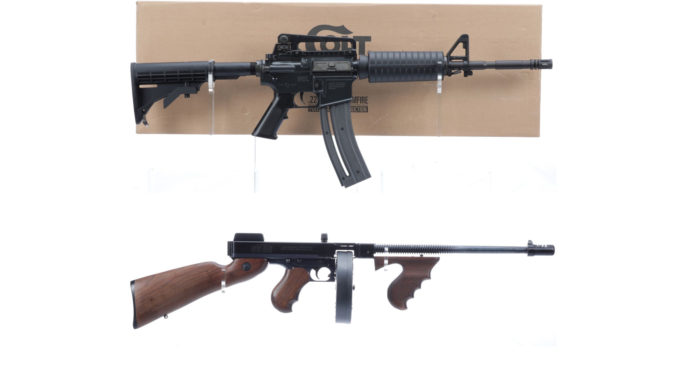 Two .22 Caliber Semi-Automatic Rifles | Rock Island Auction