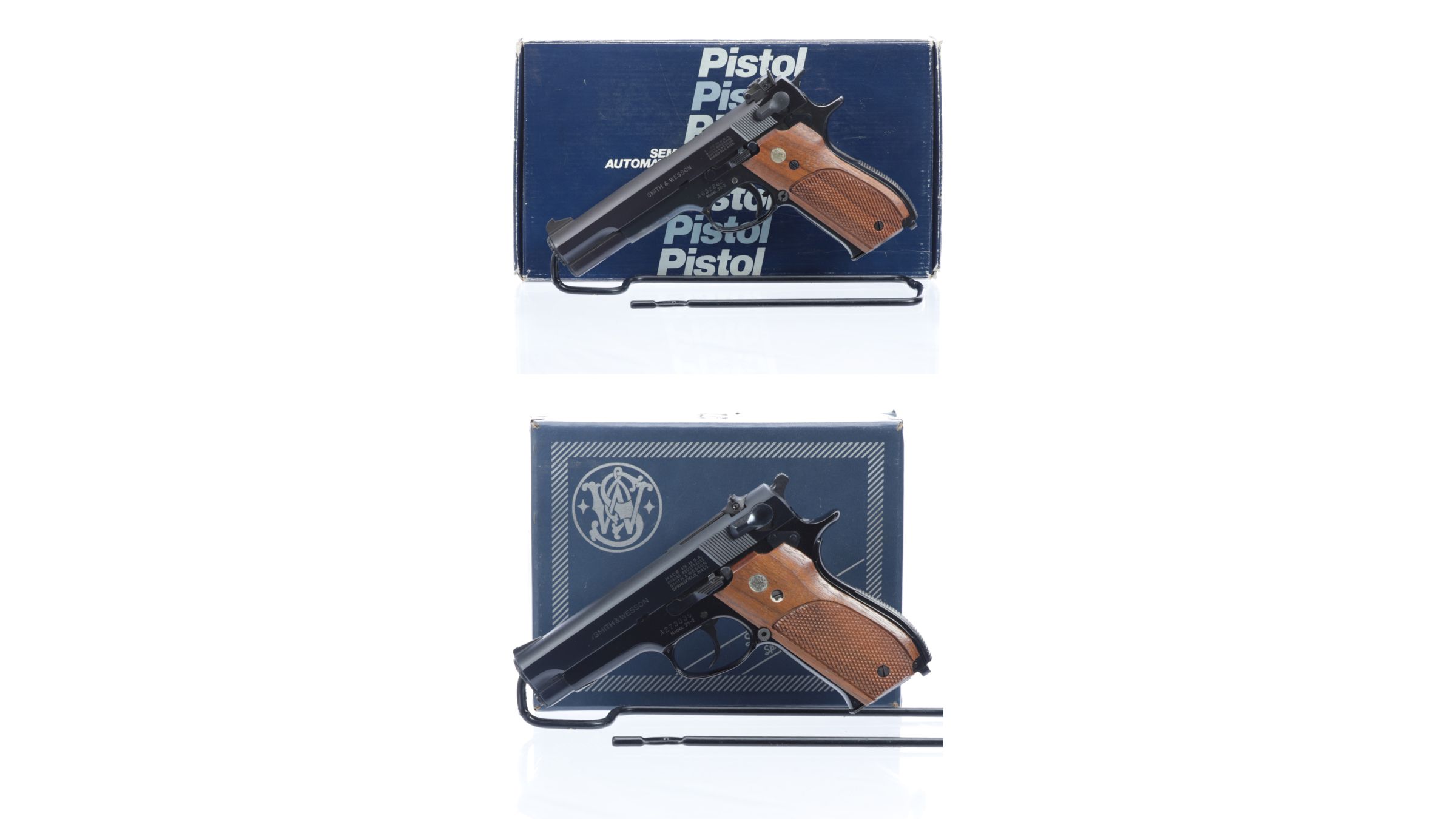 Two Smith & Wesson Semi-Automatic Pistols with Boxes | Rock Island Auction