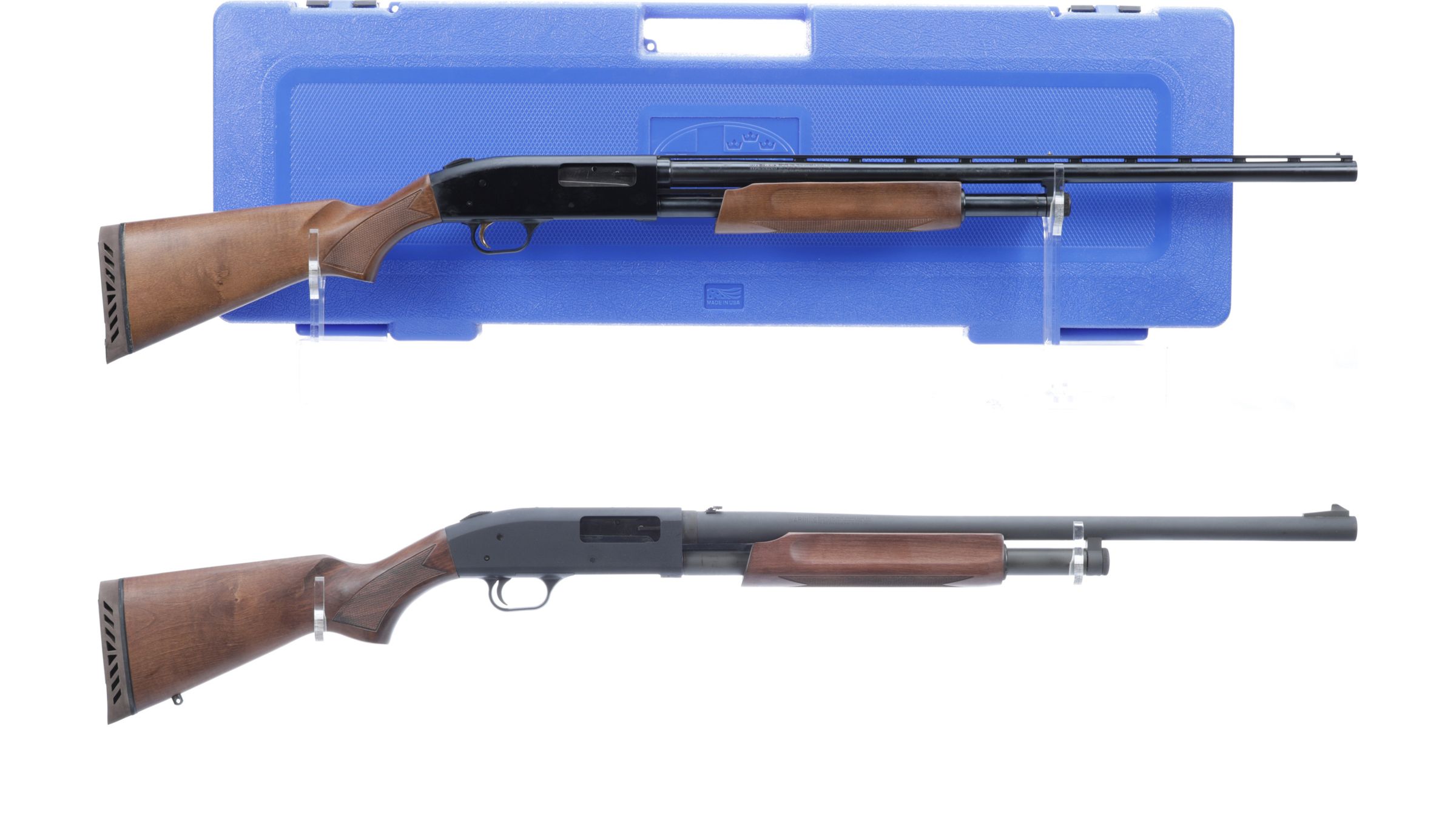 Two Mossberg Model 500 Slide Action Shotguns | Rock Island Auction