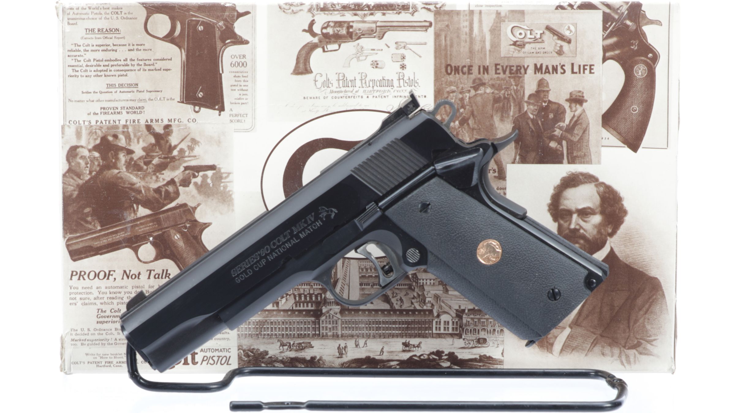 Colt Series 80 MK IV Gold Cup National Match Pistol | Rock Island Auction