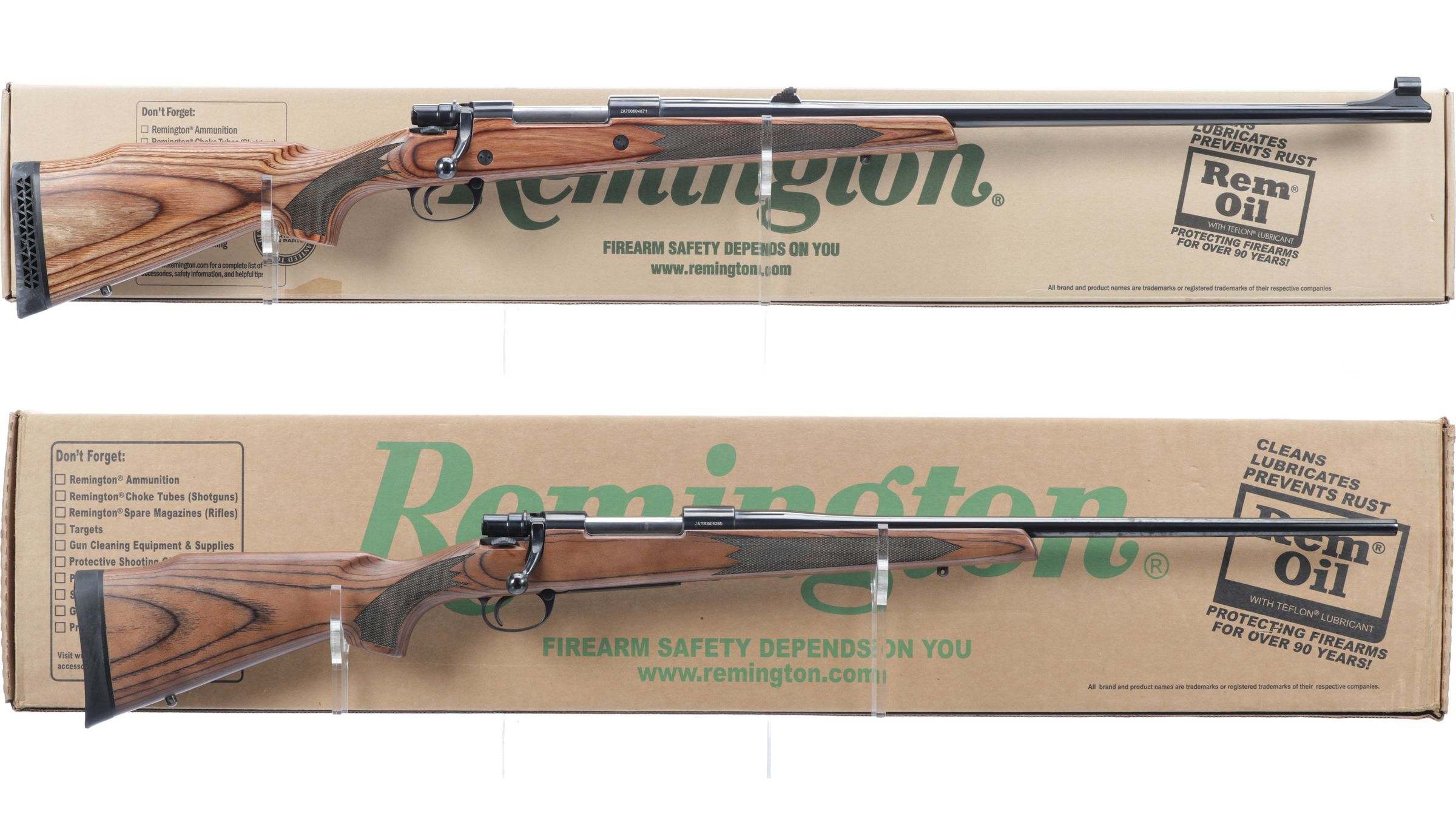 Two Remington Model 798 Bolt Action Rifles with Boxes | Rock Island Auction