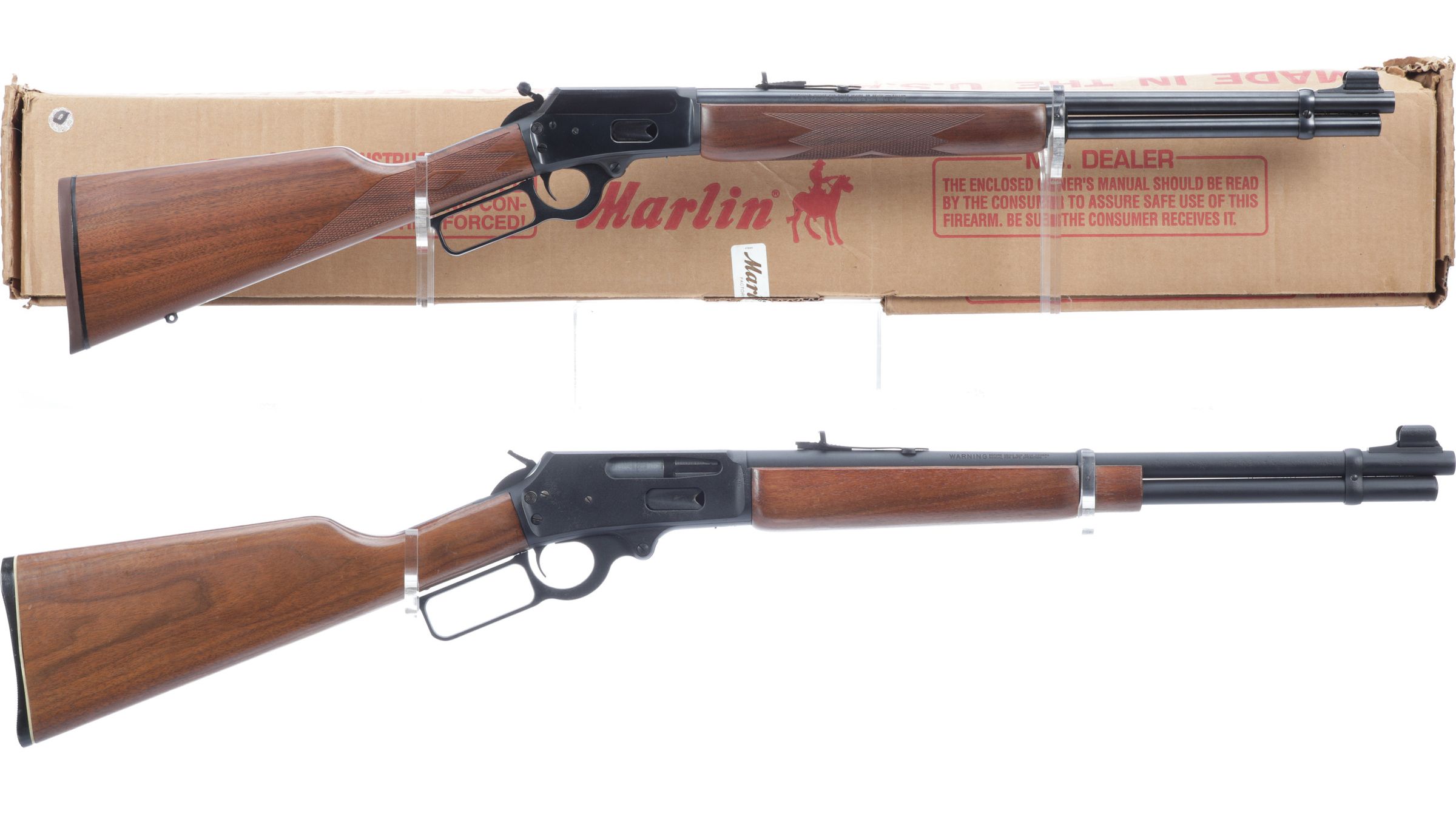 Two Marlin Lever Action Rifles | Rock Island Auction