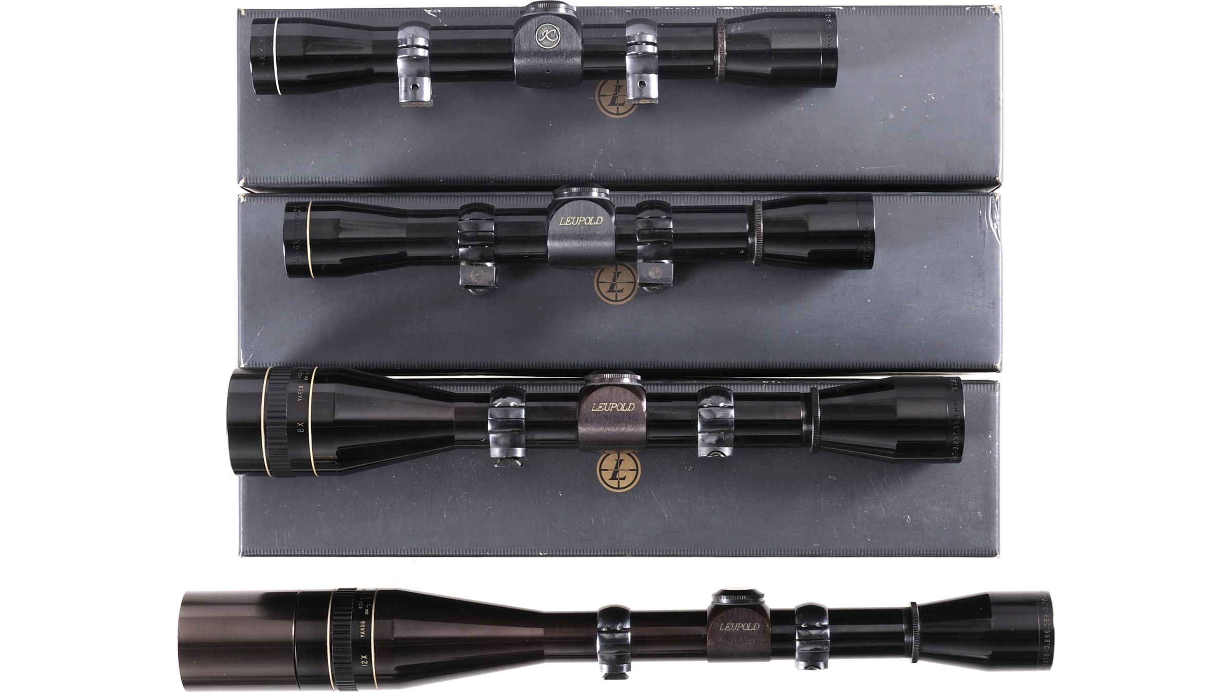 Group of Four Rifle Scopes | Rock Island Auction