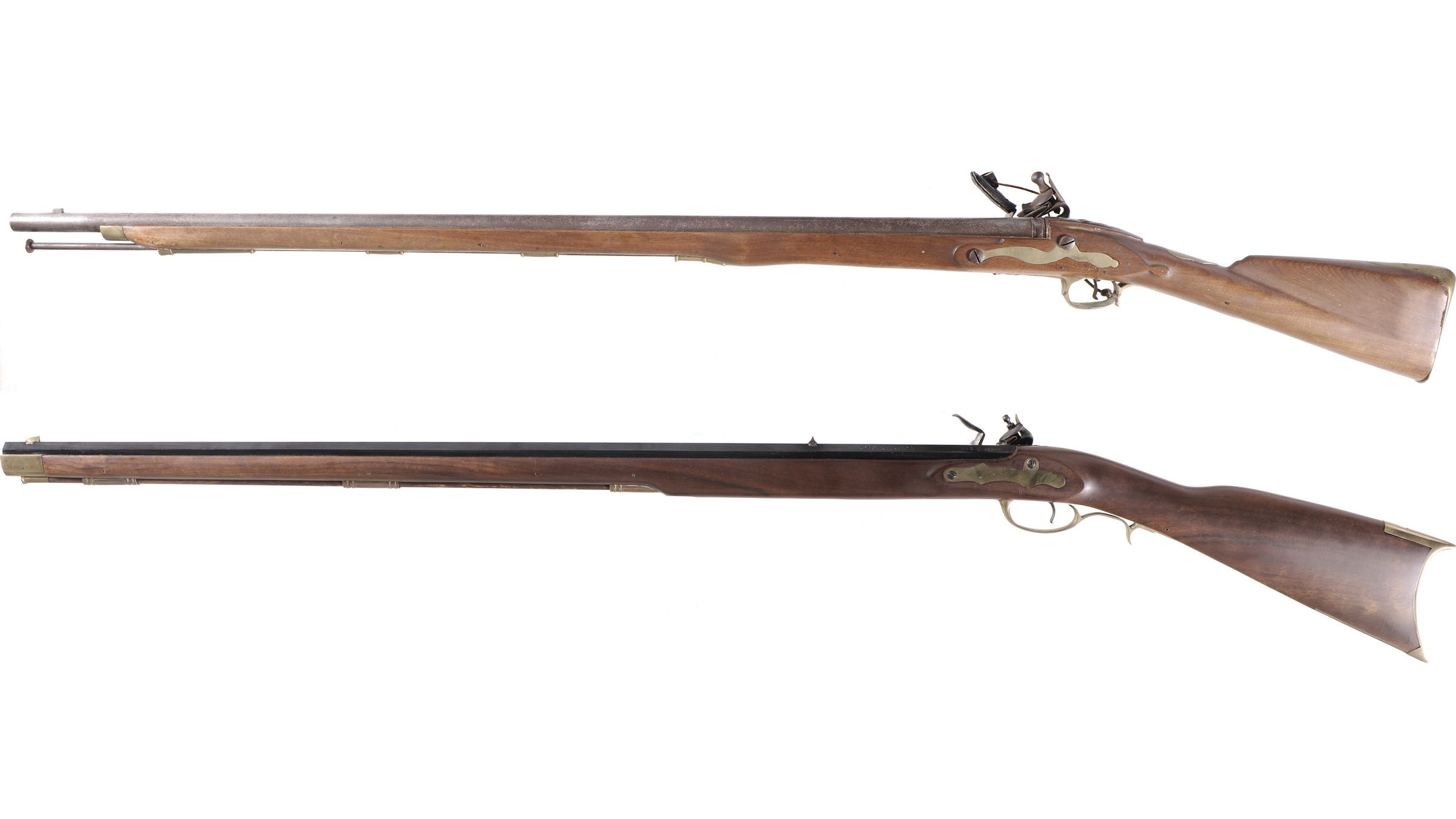 Two Contemporary Flintlock Long Guns | Rock Island Auction
