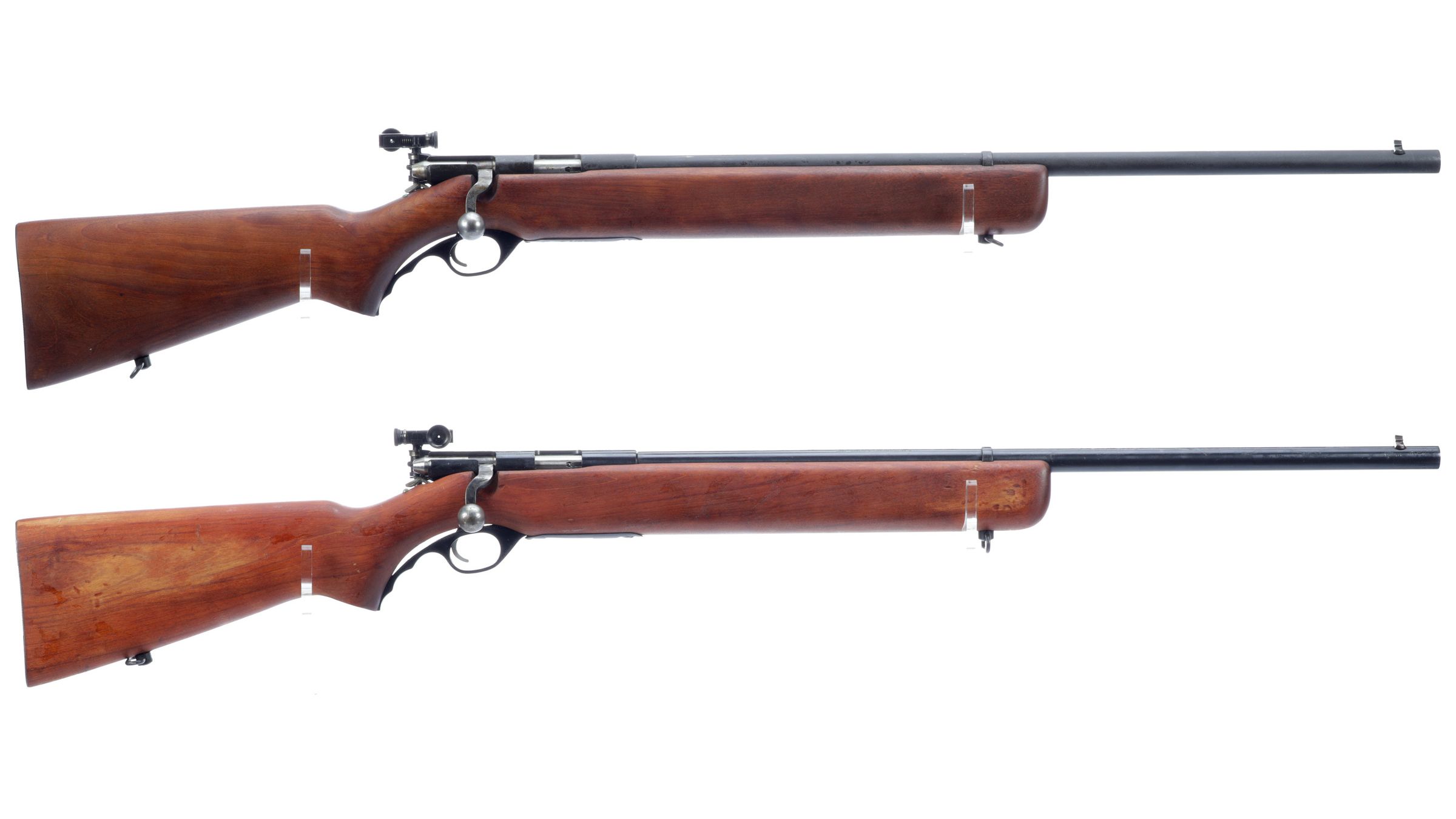 Two Mossberg Model 44 Bolt Action Rifles with Boxes | Rock Island Auction