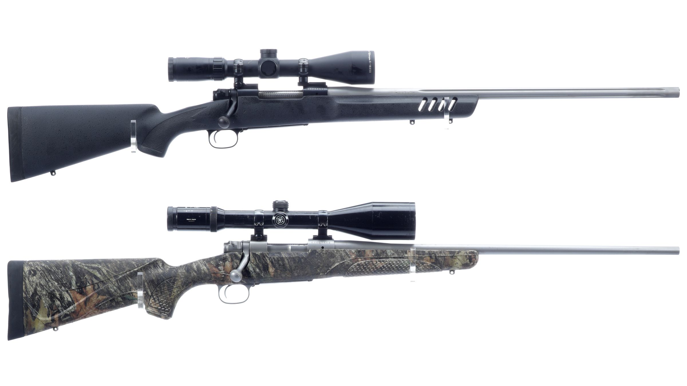 Two Winchester Model 70 Bolt Action Rifles | Rock Island Auction