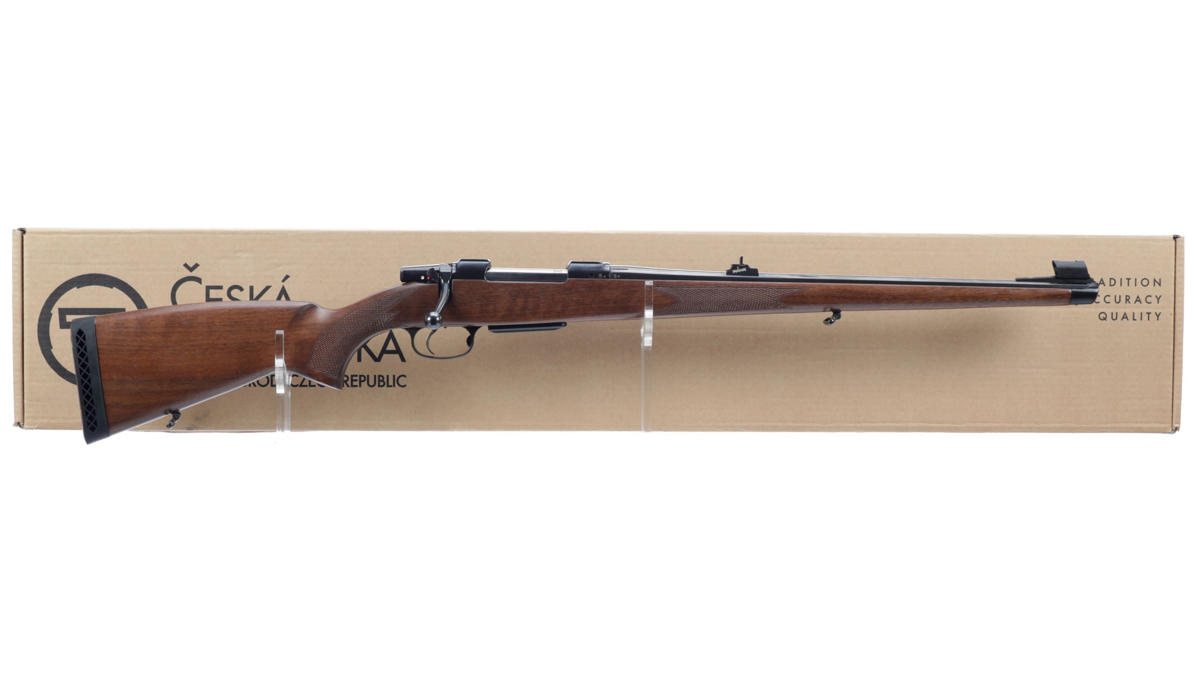 CZ Model 550 Bolt Action Rifle with Matching Box | Rock Island Auction