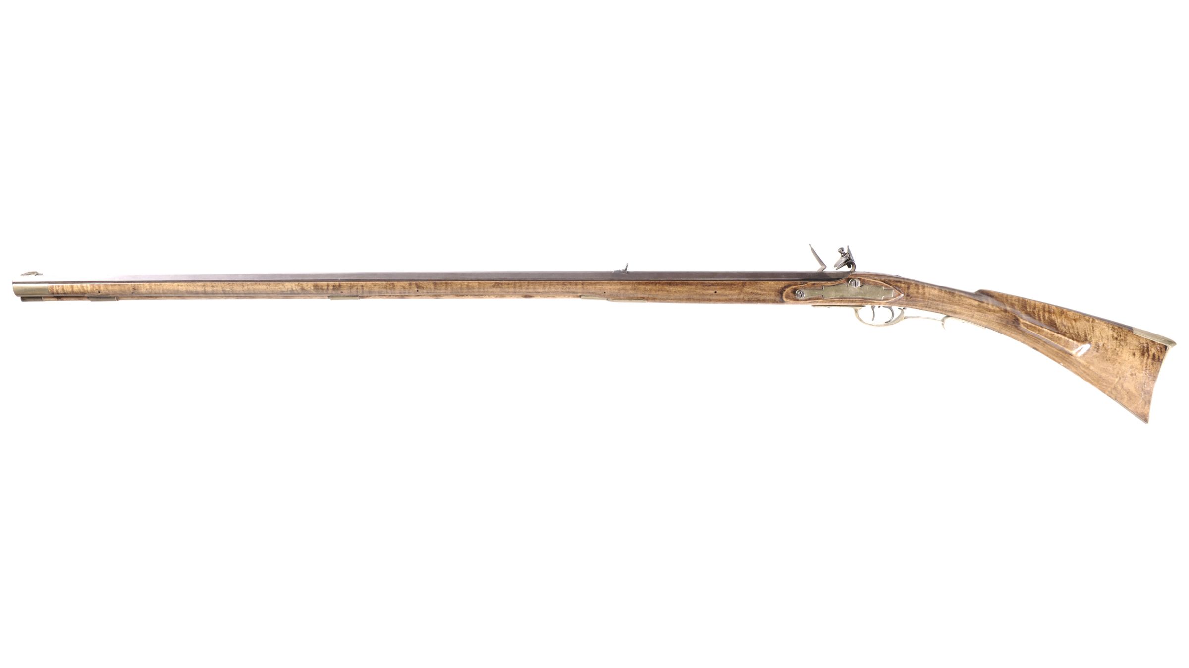 Unmarked Contemporary Full Stock Flintlock Rifle | Rock Island Auction