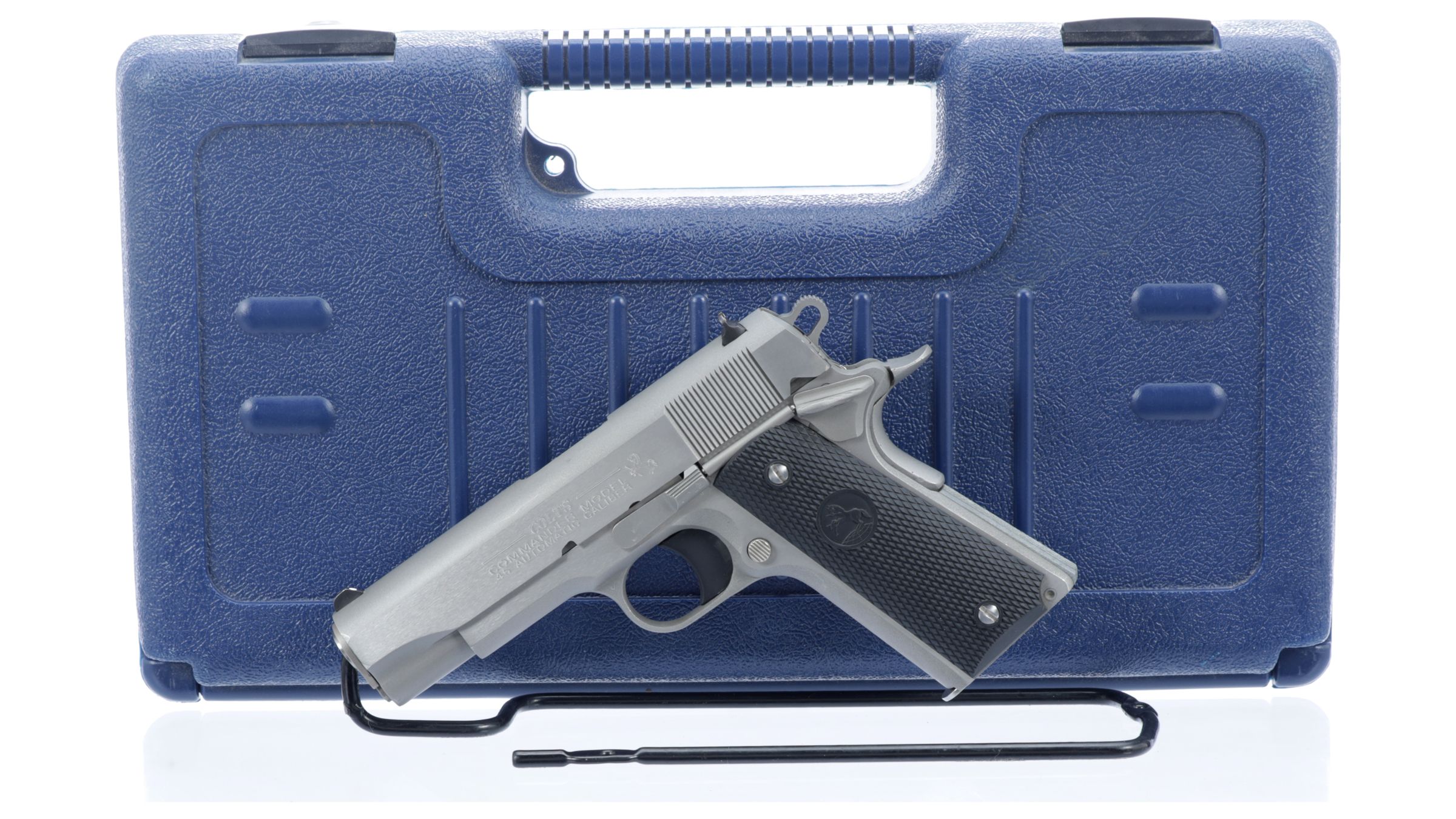 Colt Series 80 Commander Model Semi-Automatic Pistol with Case | Rock ...