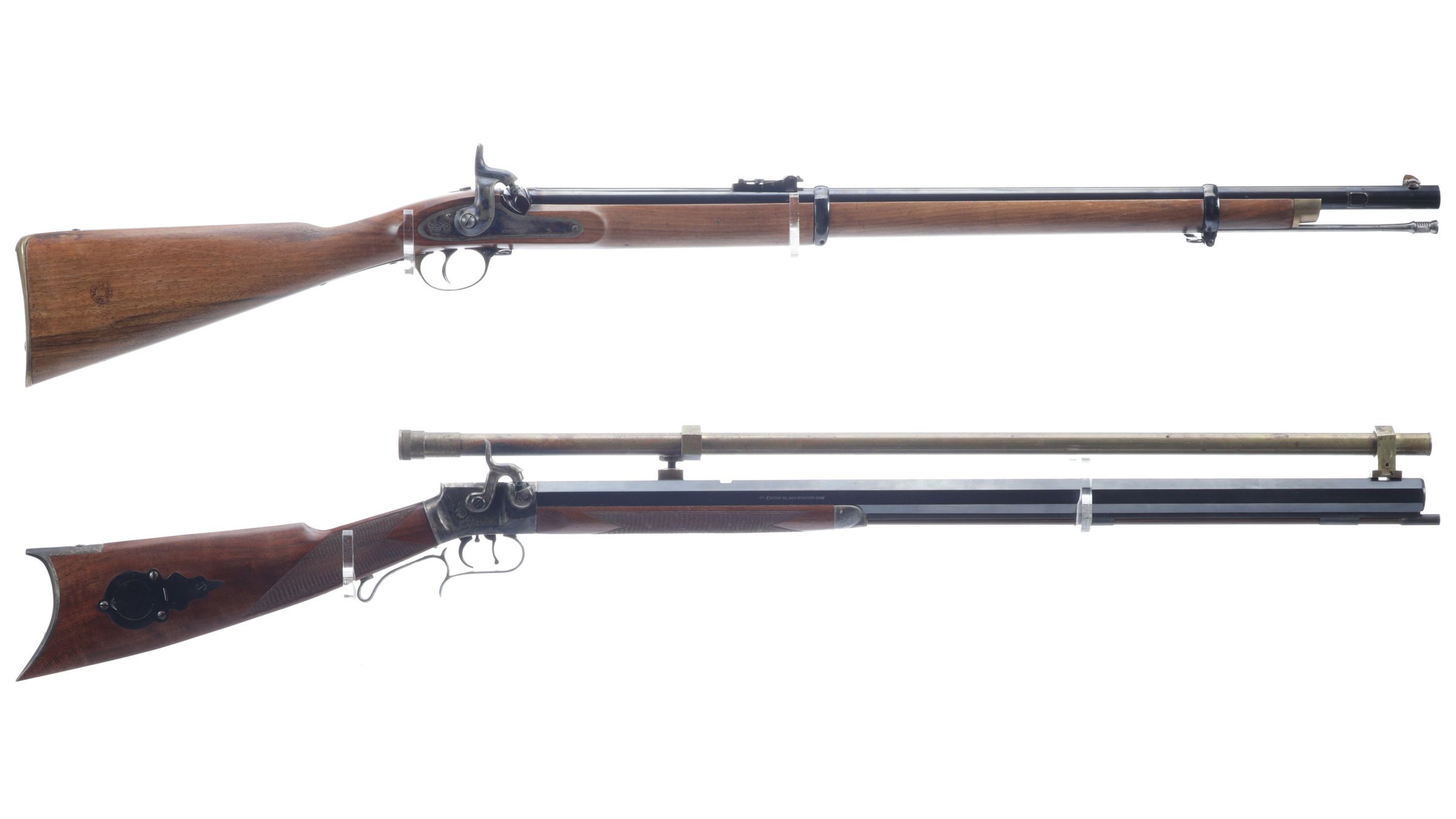 Two Percussion Rifles | Rock Island Auction