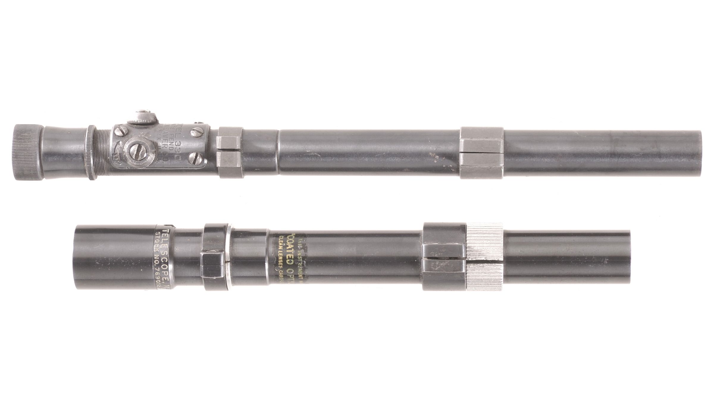 Two Vintage Rifle Scopes | Rock Island Auction