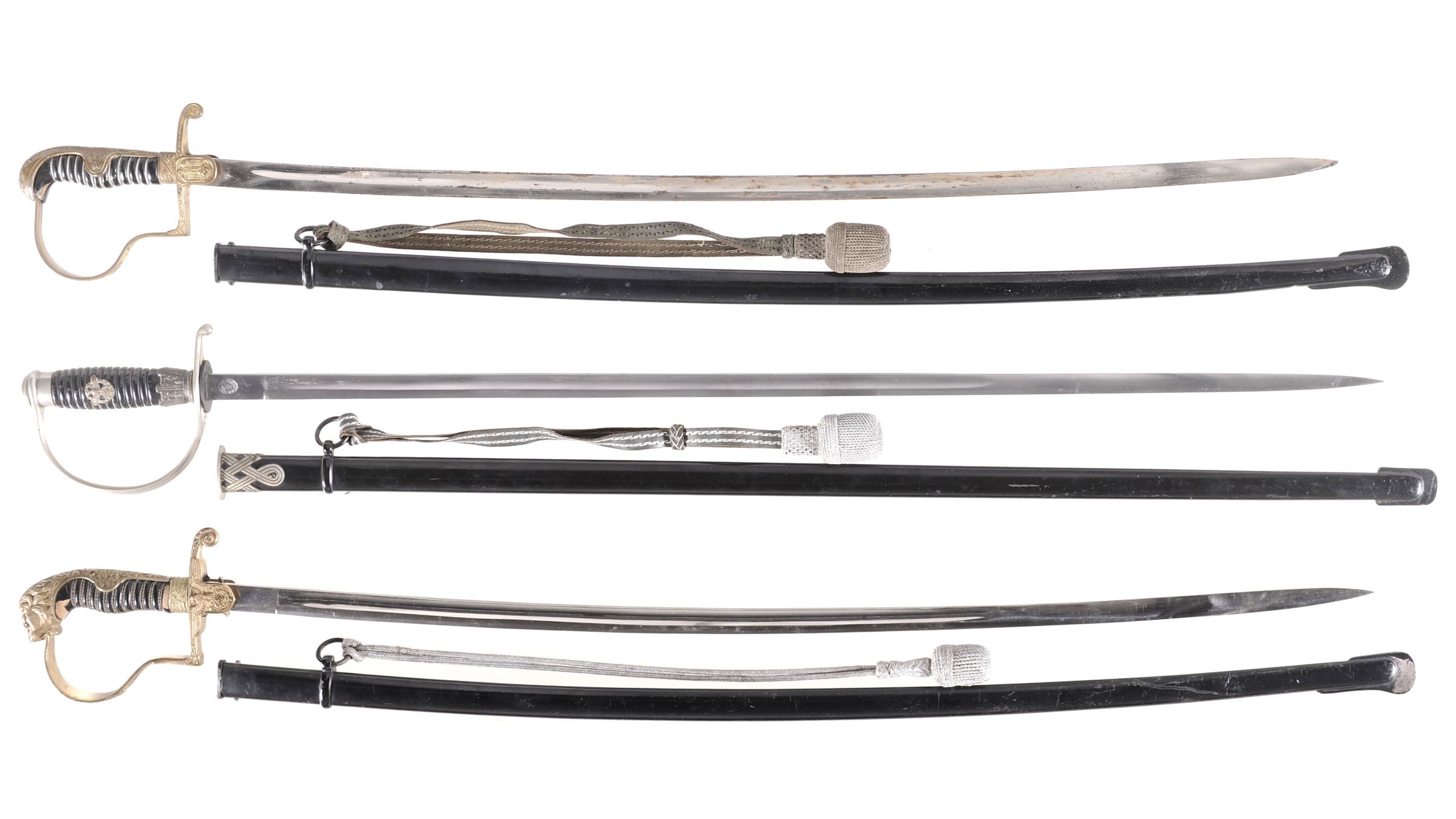Three German Military and Police Style Swords | Rock Island Auction