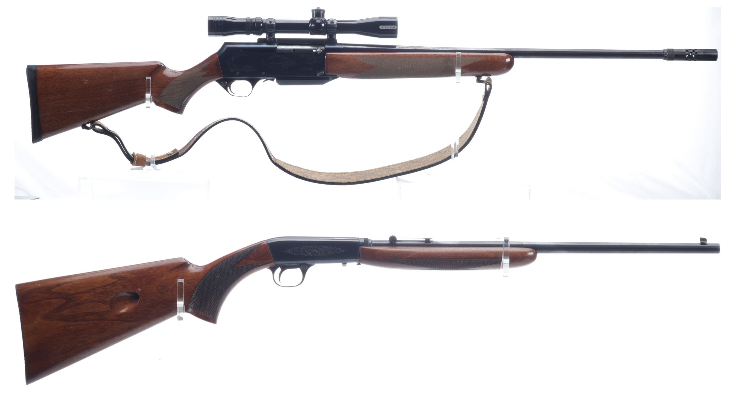Two Browning Semi-Automatic Rifles | Rock Island Auction