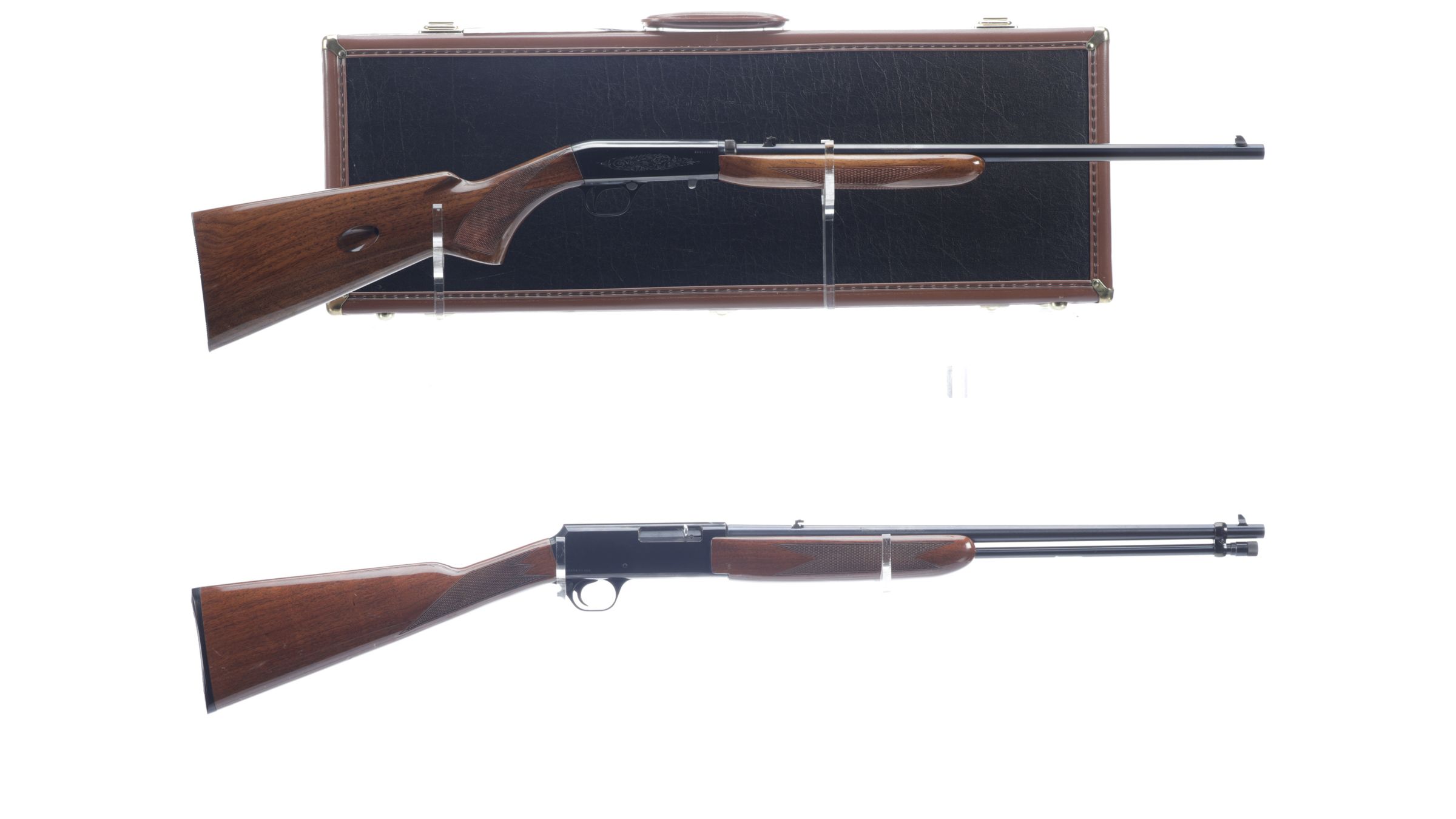 Two Browning Semi-Automatic Rifles | Rock Island Auction