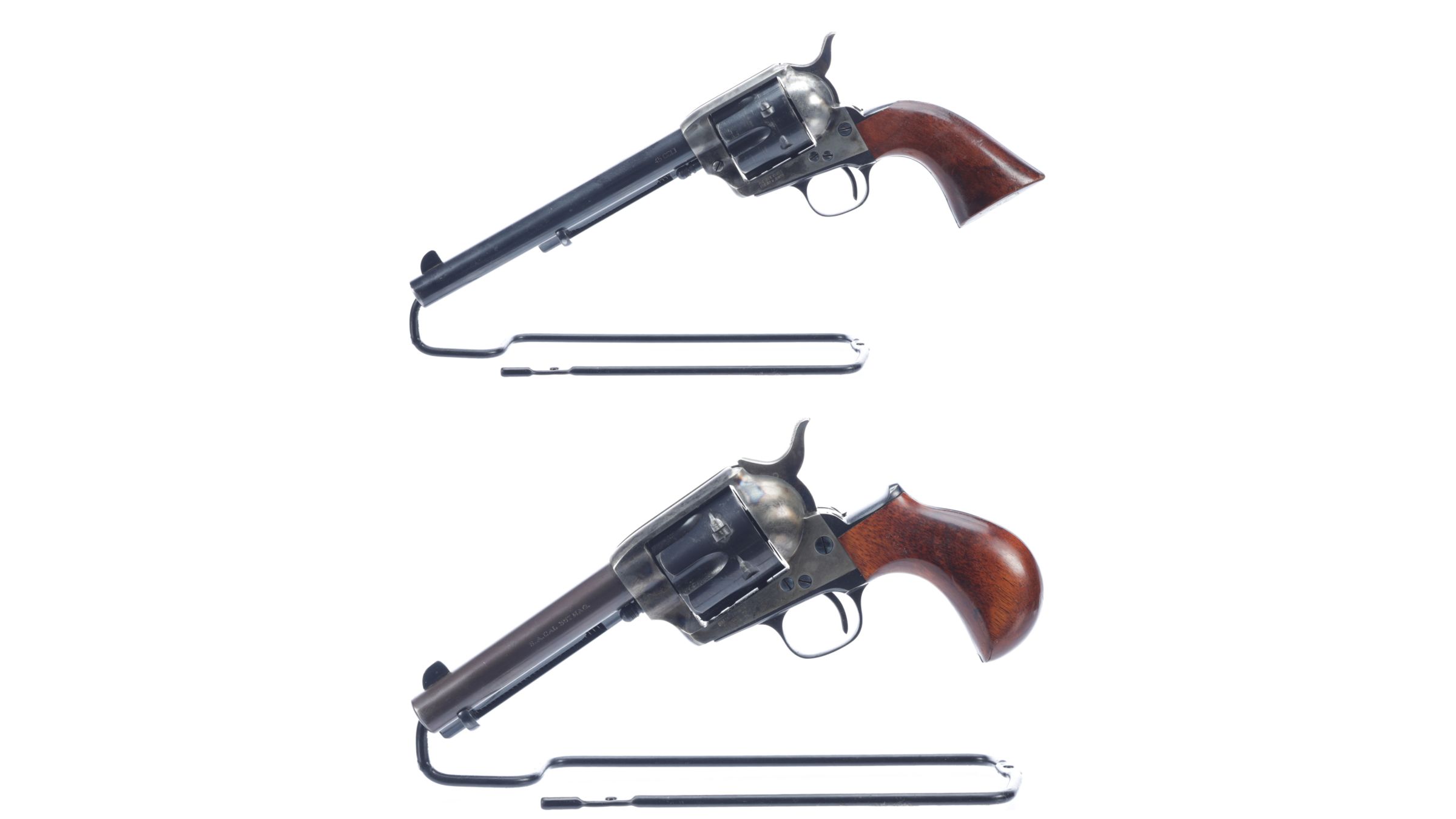 Two Single Action Revolvers Rock Island Auction