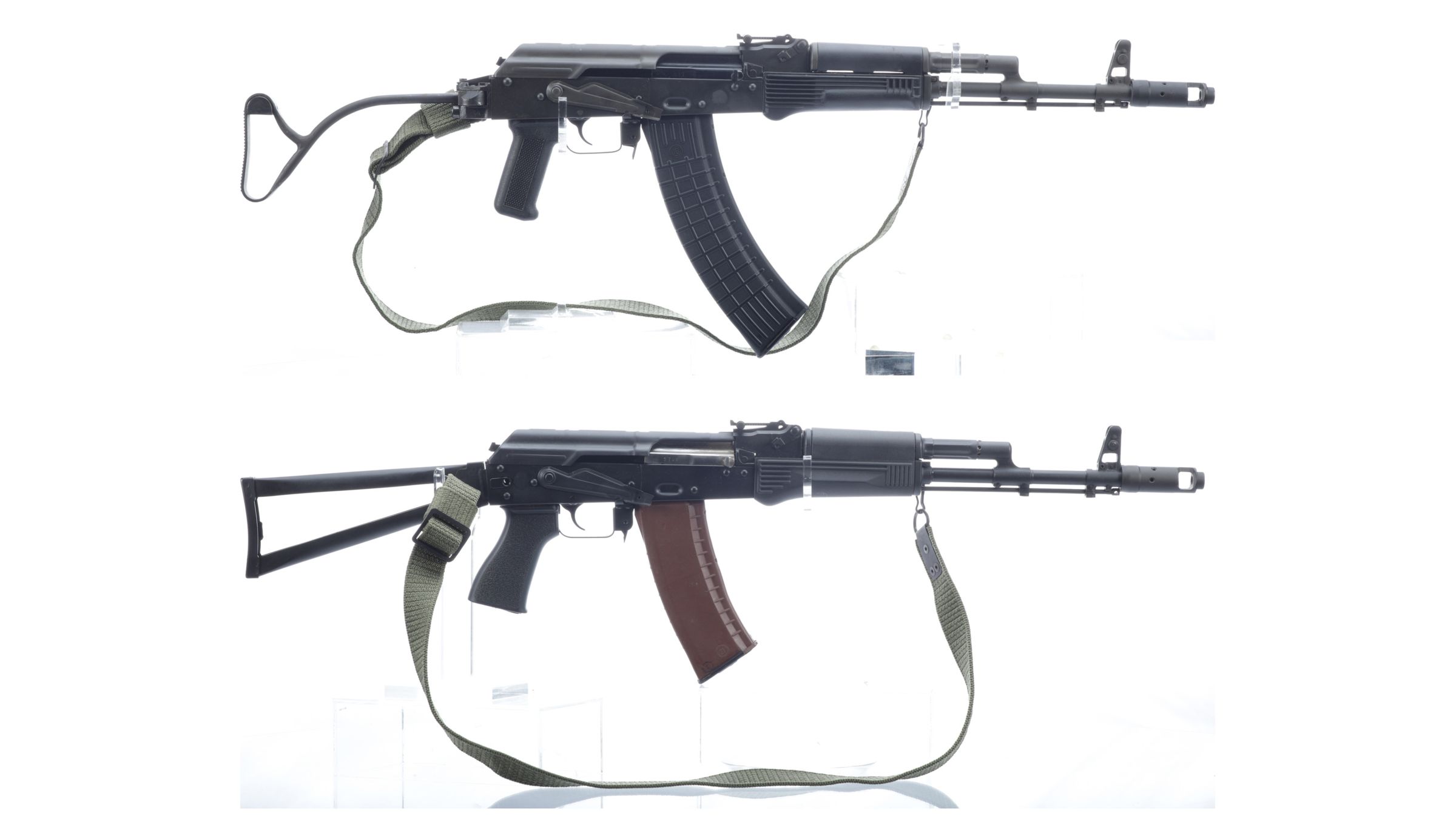 Two AK Style Semi-Automatic Rifles | Rock Island Auction