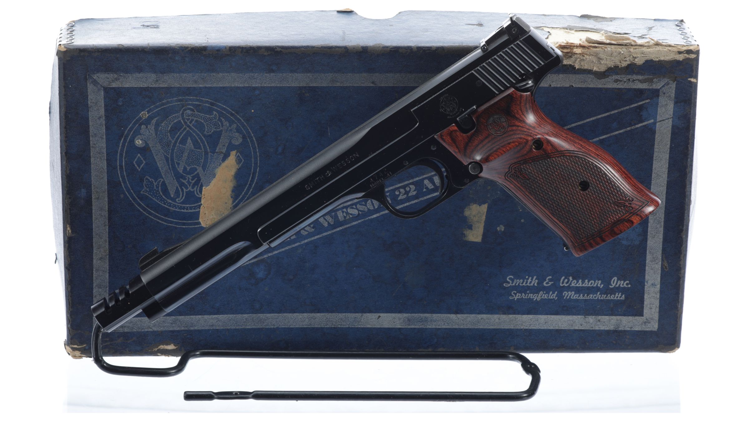 Early Smith & Wesson Model 41 Semi-Automatic Pistol with Box | Rock ...