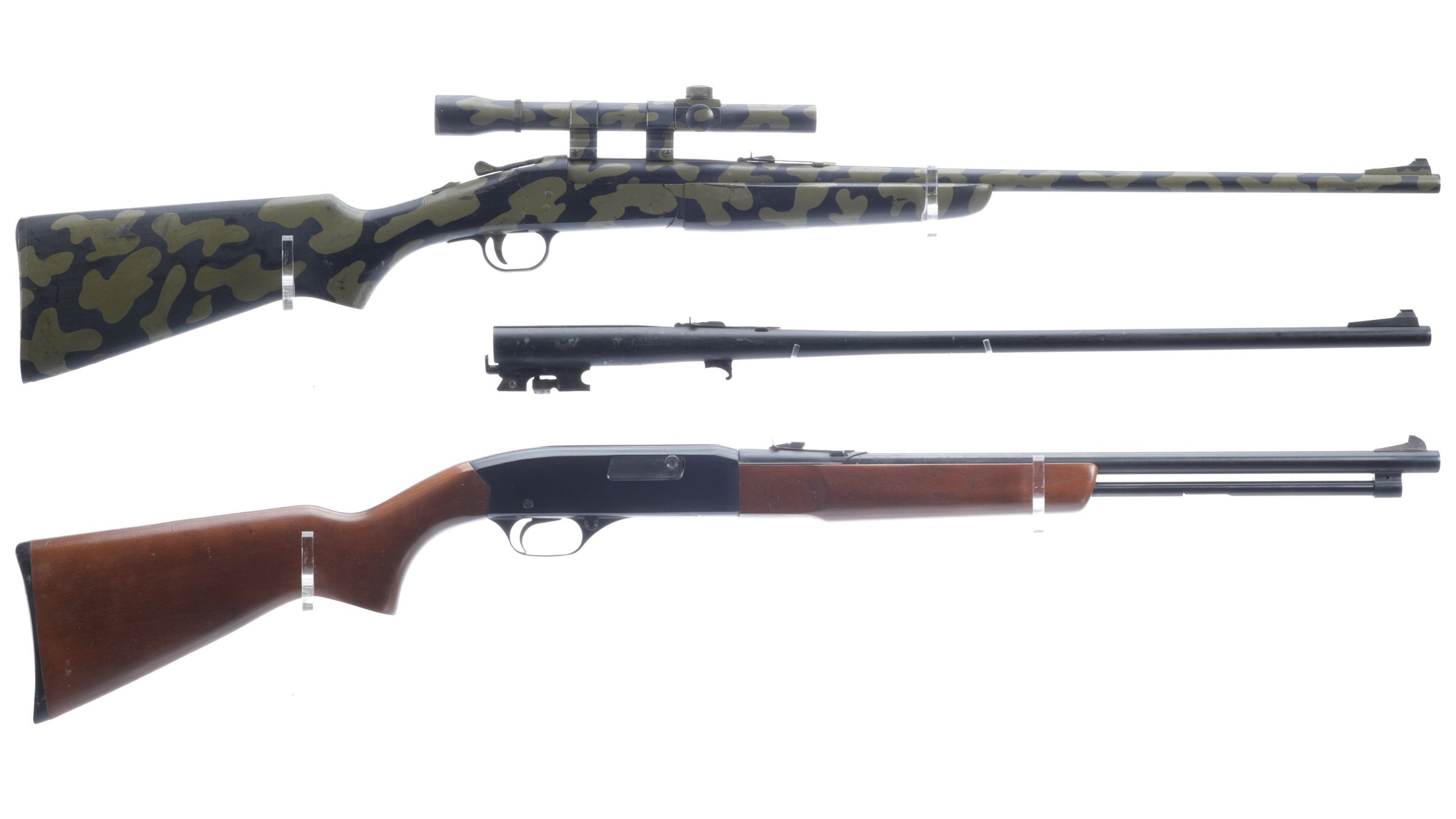 Two Rifles | Rock Island Auction