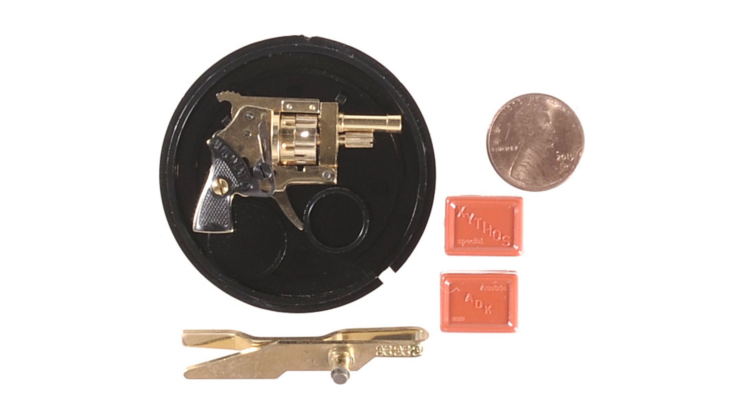 Miniature Andres & Dworsky Xythos Automatic Pinfire Revolver | Rock ...