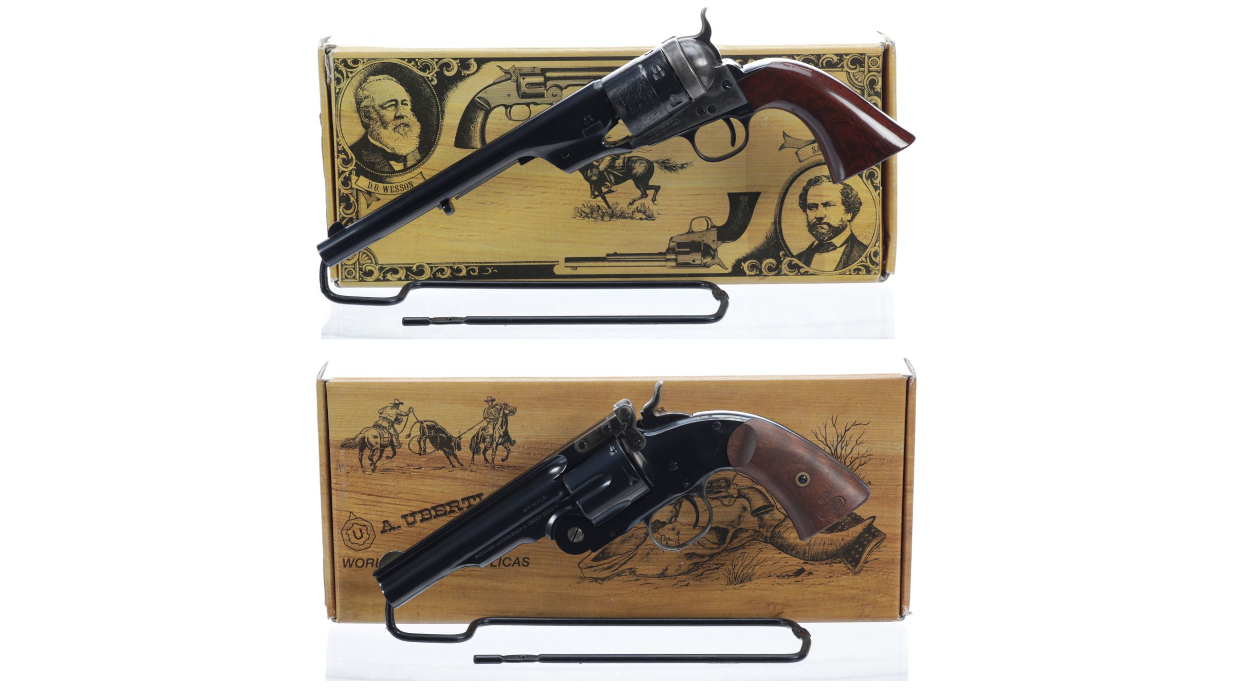 Two Single Action Revolvers with Boxes | Rock Island Auction