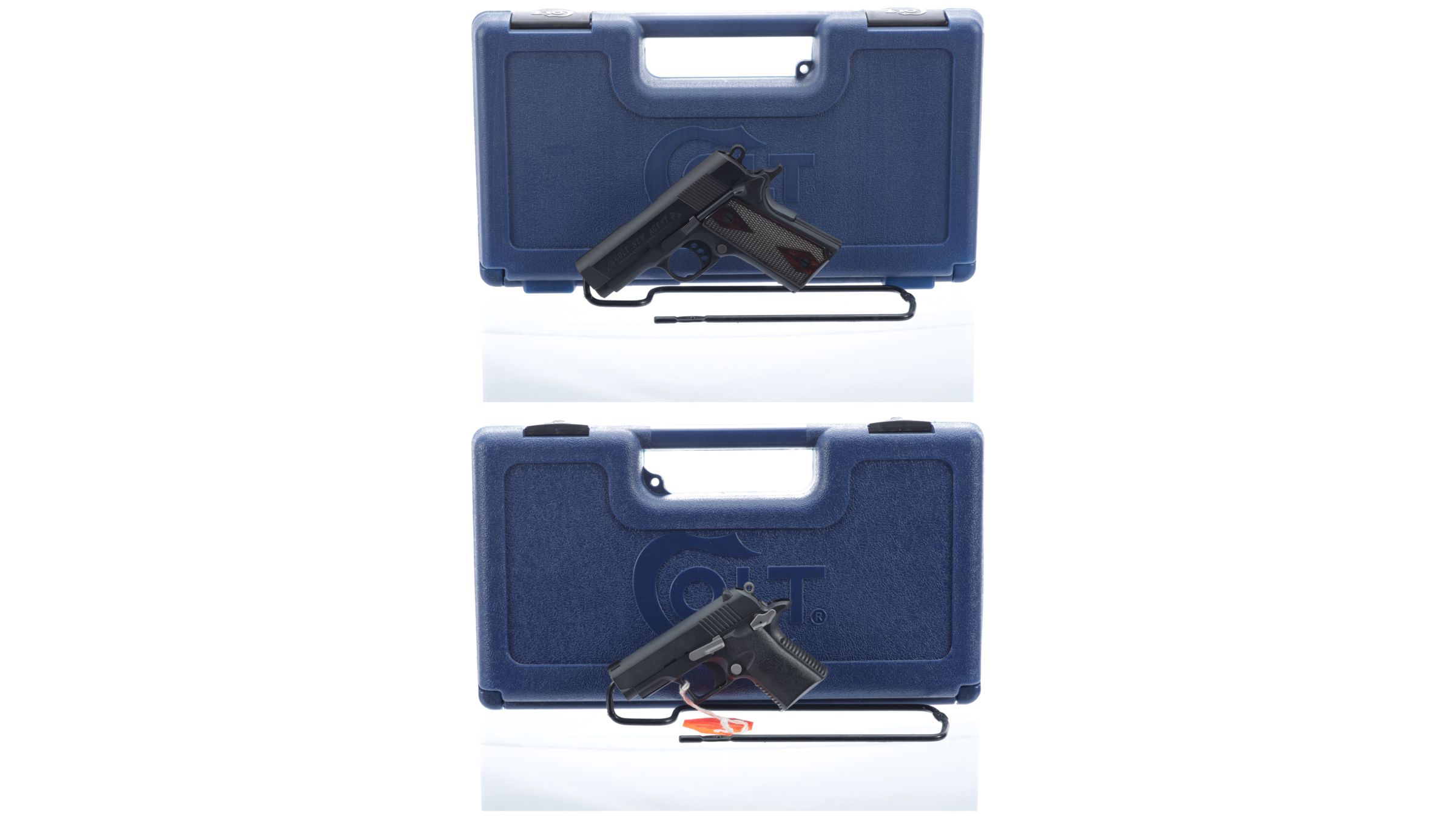 Two Colt Semi-Automatic Pistols with Cases | Rock Island Auction
