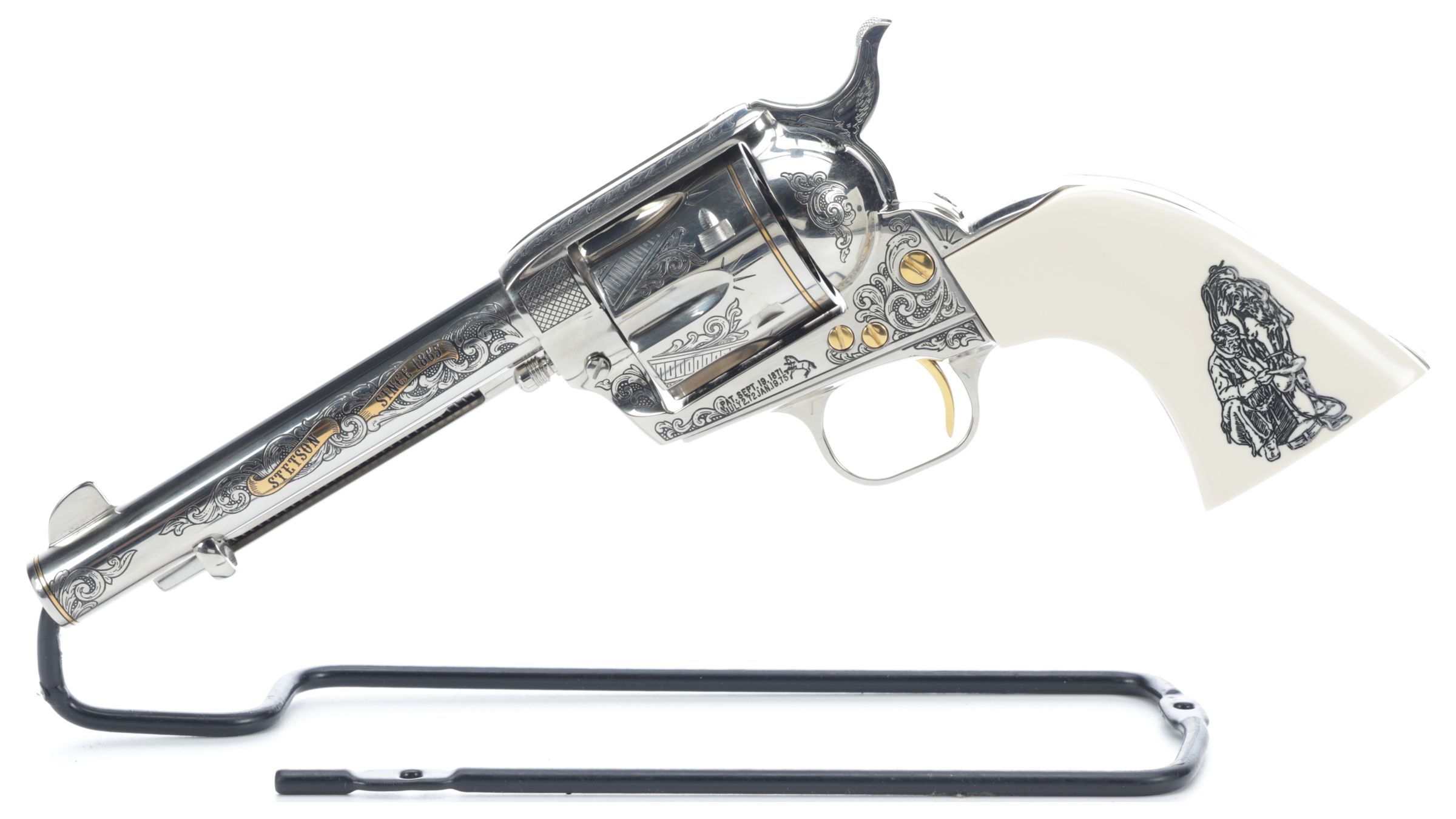 America Remembers John. B Stetson Tribute Colt Army Revolver | Rock ...