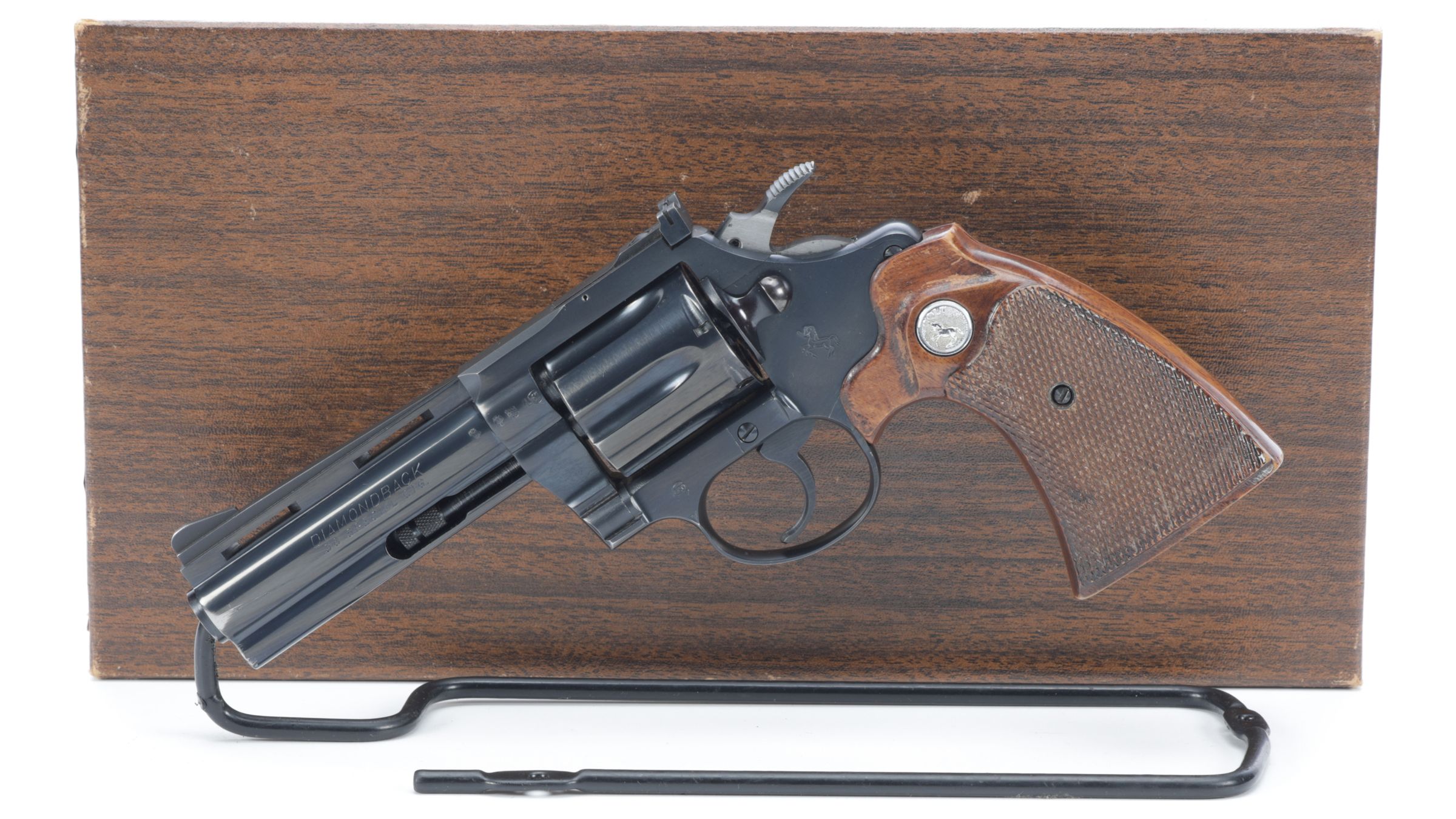 German Proofed Colt Diamondback Double Action Revolver with Box | Rock ...