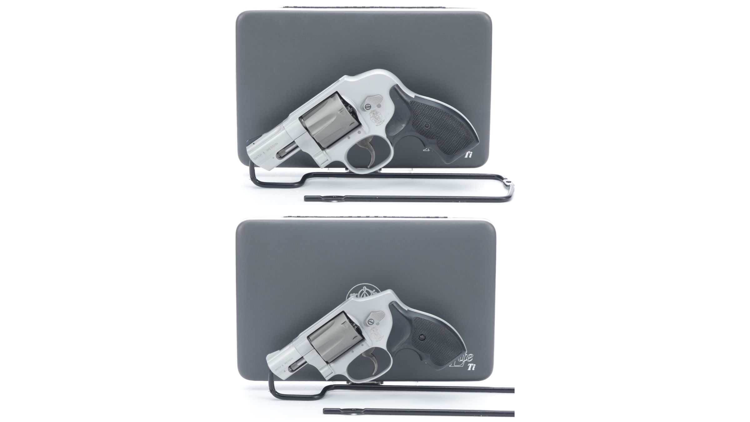 Two Smith & Wesson Airlite Ti Double Action Revolvers with Boxes | Rock ...
