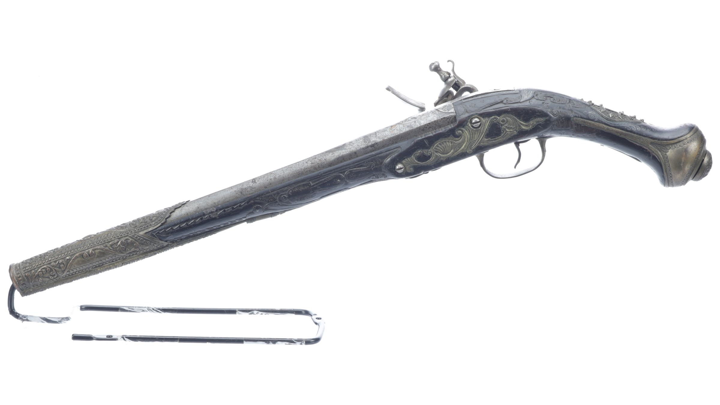 Ornate Ottoman Style Flintlock Pistol | Rock Island Auction