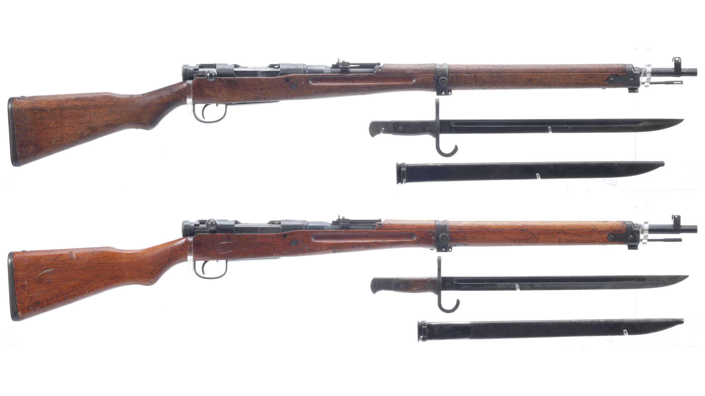 Two Japanese Type 99 Bolt Action Rifles with Bayonets | Rock Island Auction