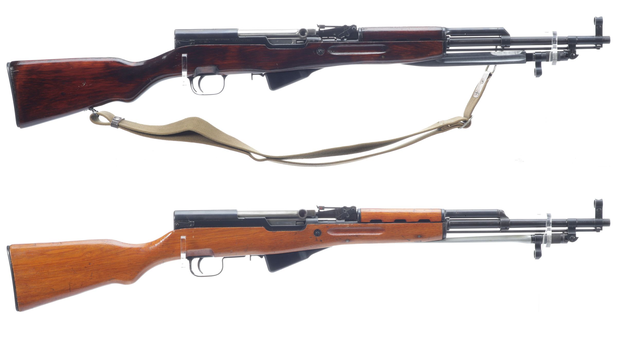 Two SKS Semi-Automatic Rifles | Rock Island Auction