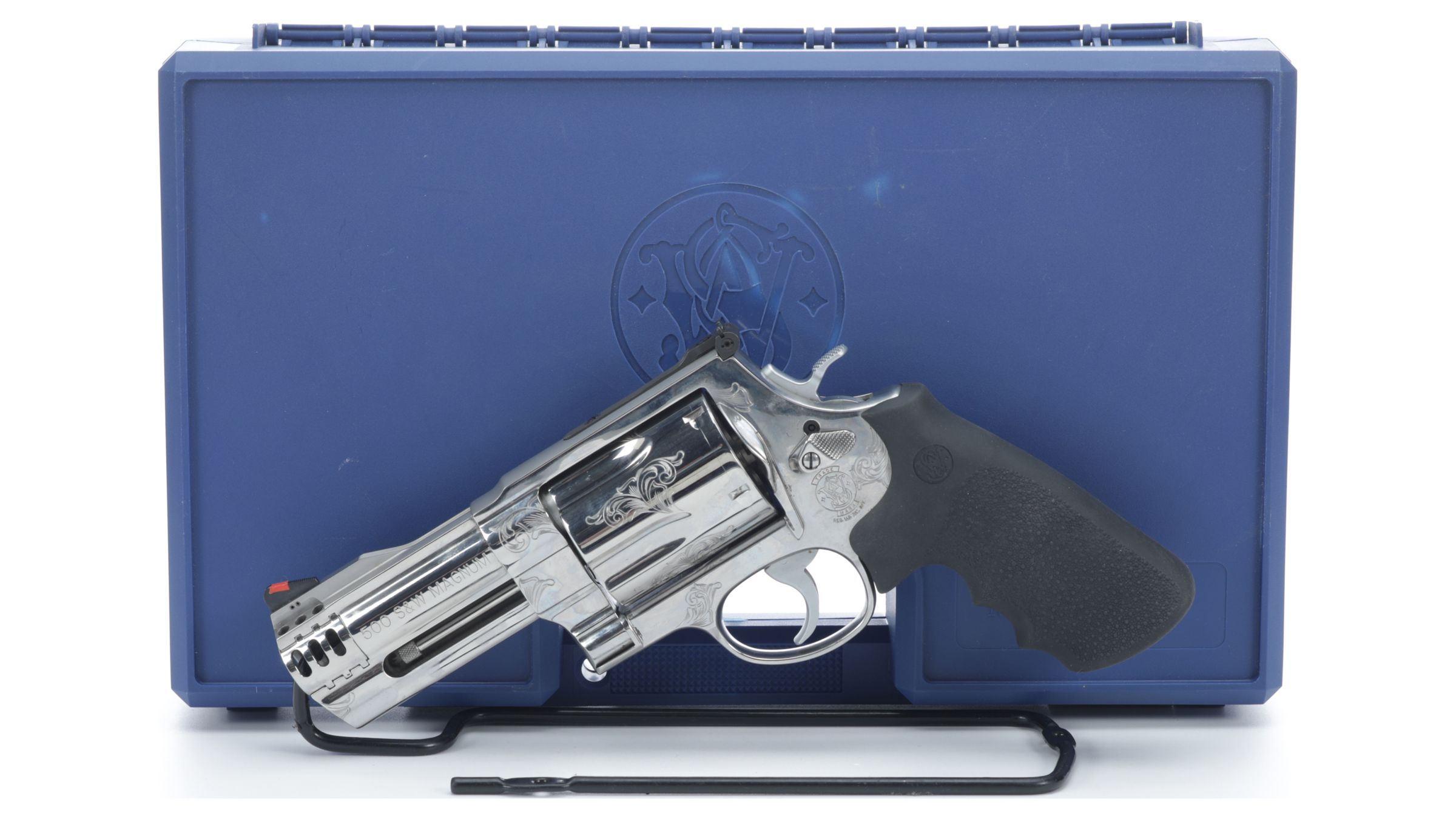 Engraved Smith & Wesson Model 500 Revolver with Case | Rock Island Auction
