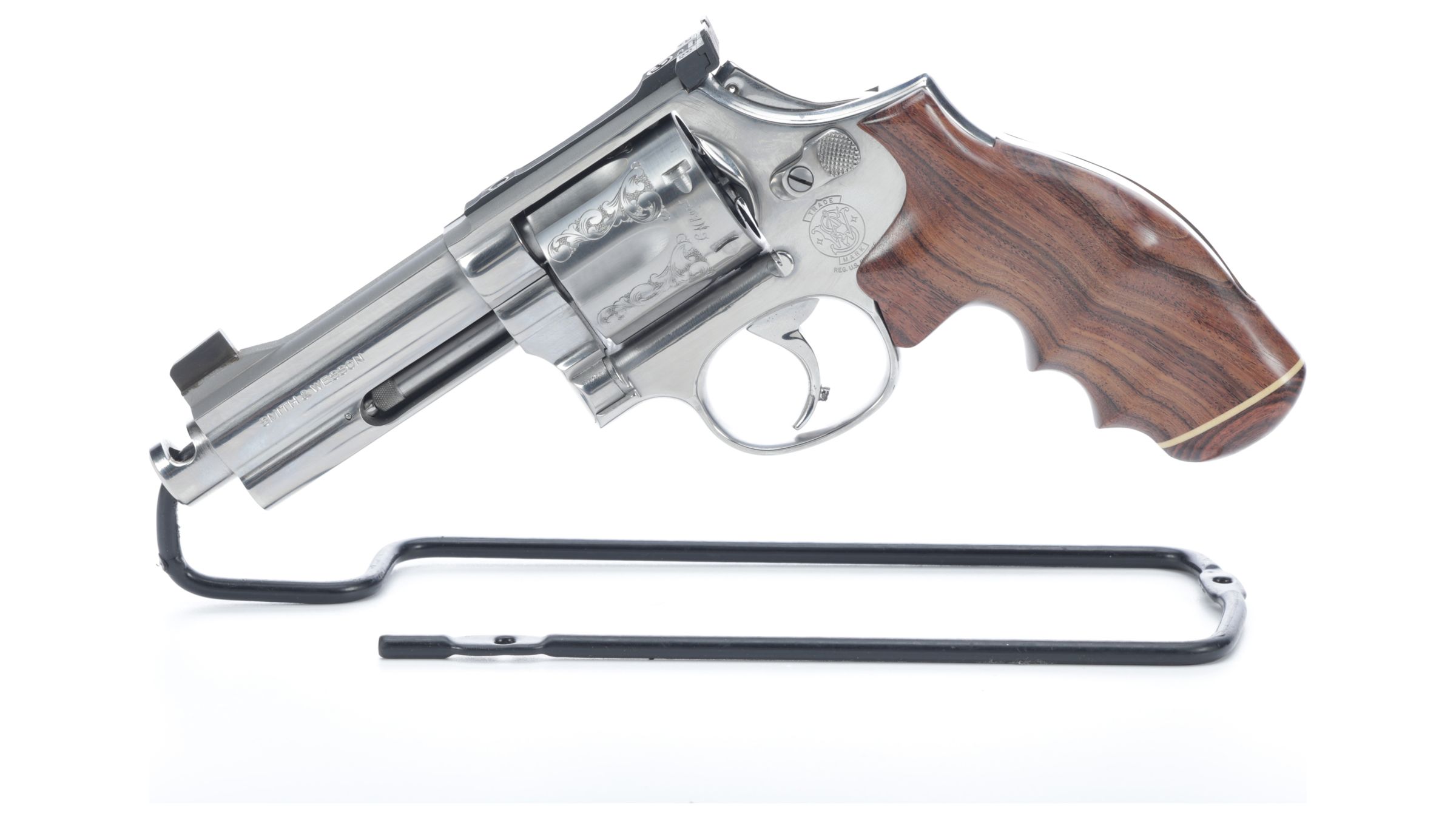 Engraved and Cased Smith & Wesson Model 686-1 Revolver | Rock Island ...