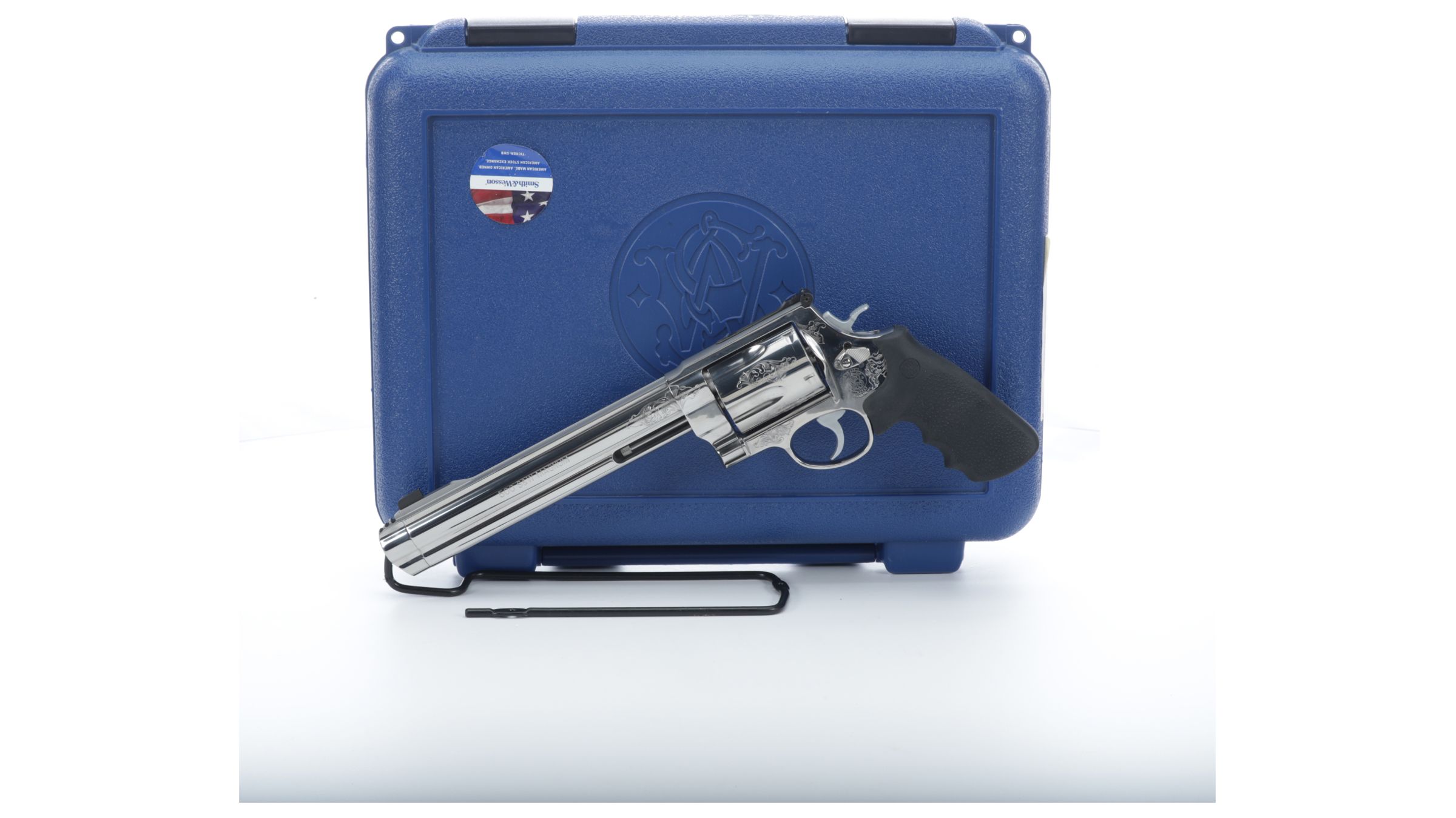 Engraved Smith & Wesson Model 500 Revolver with Case | Rock Island Auction