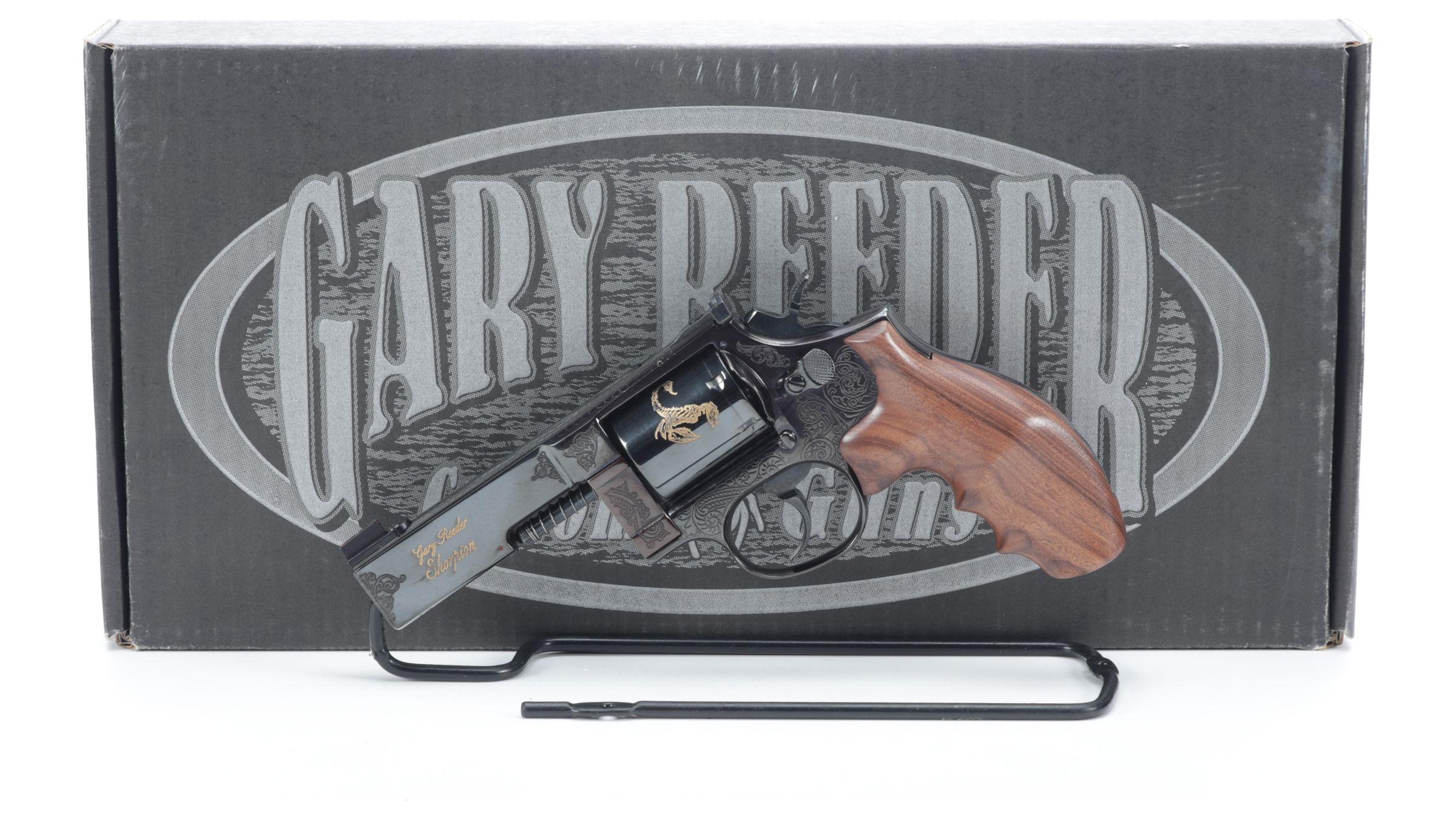 Engraved Gary Reeder Skorpion Double Action Revolver | Rock Island Auction