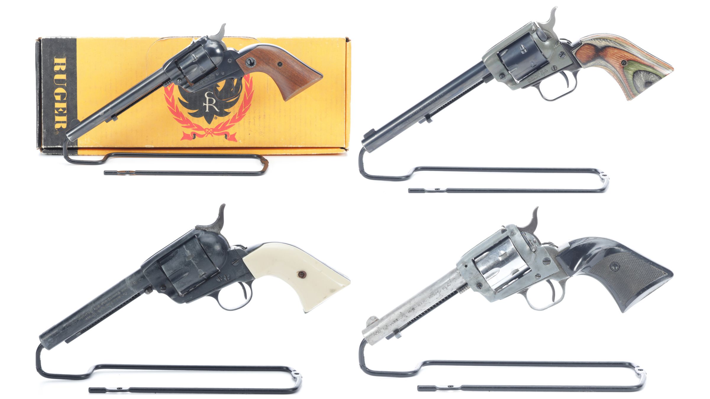 Four Single Action Revolvers Rock Island Auction