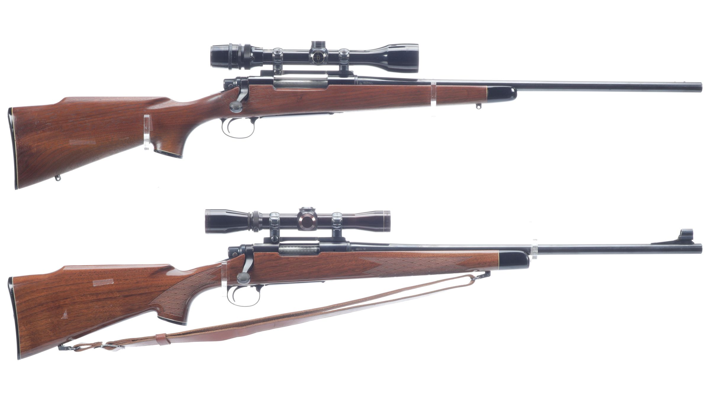 Two Remington Model 700 Bolt Action Rifles with Scopes | Rock Island ...