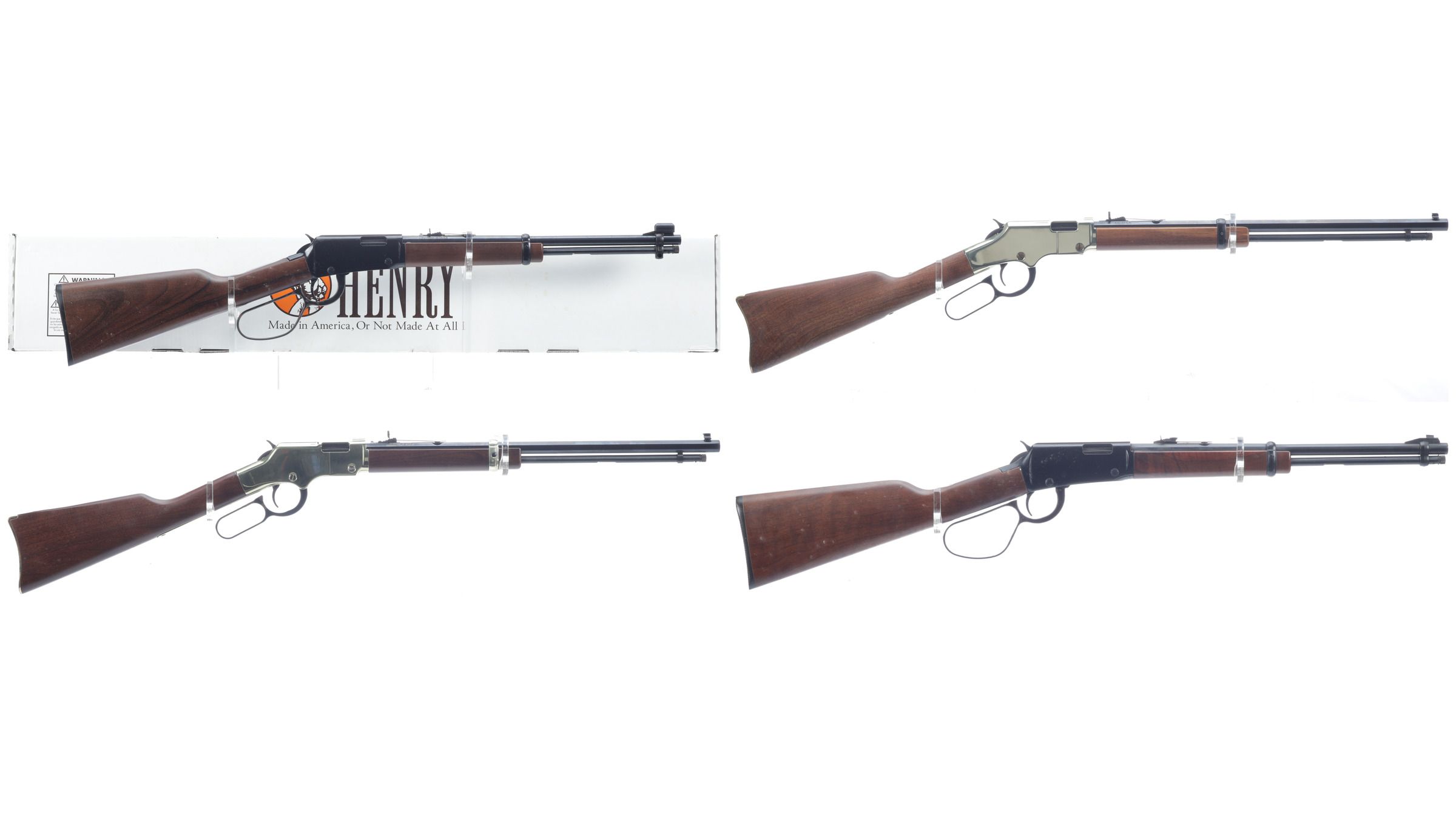 Four Henry Repeating Arms Lever Action Rifles | Rock Island Auction