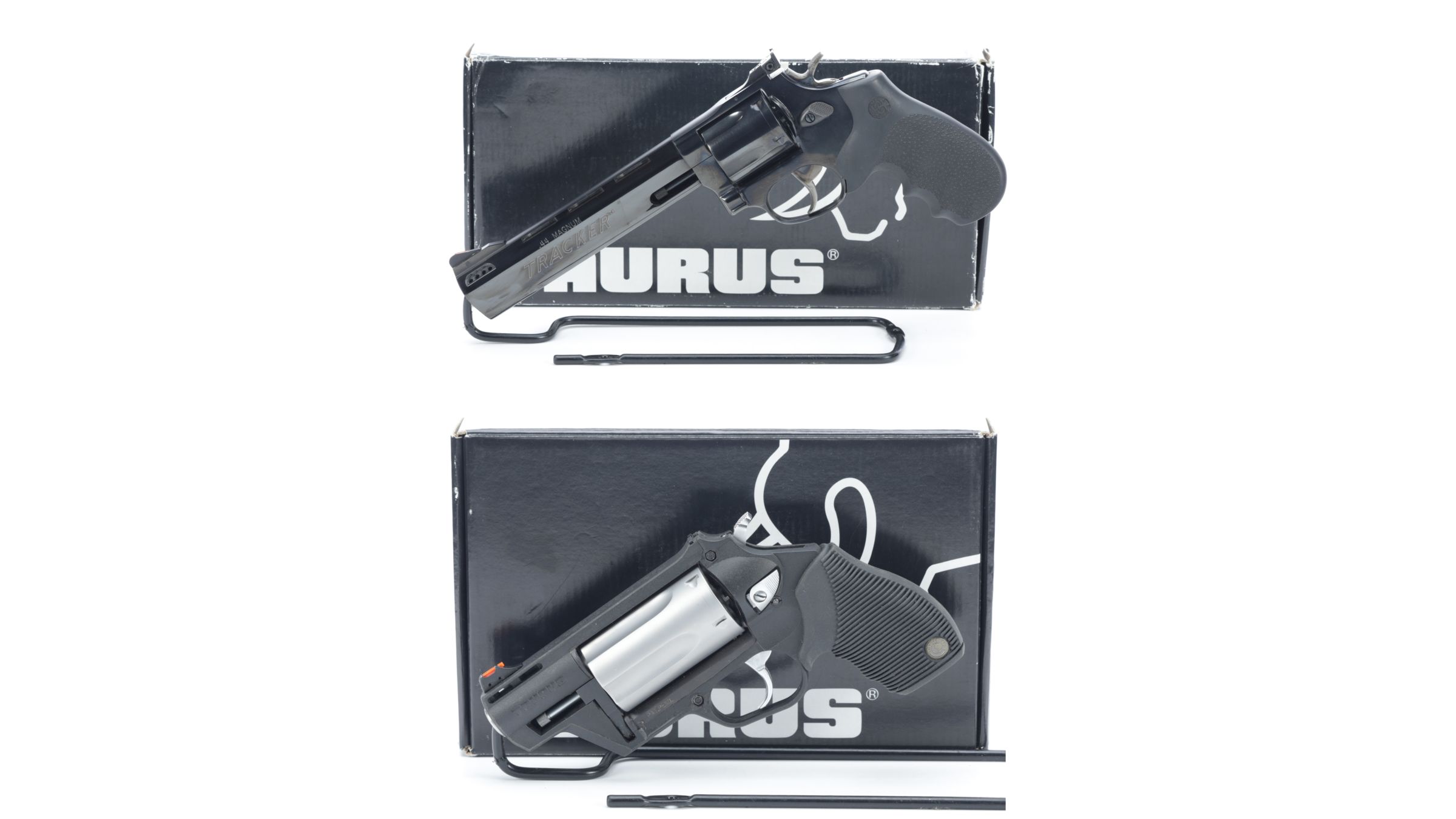 Two Taurus Double Action Revolvers with Boxes | Rock Island Auction