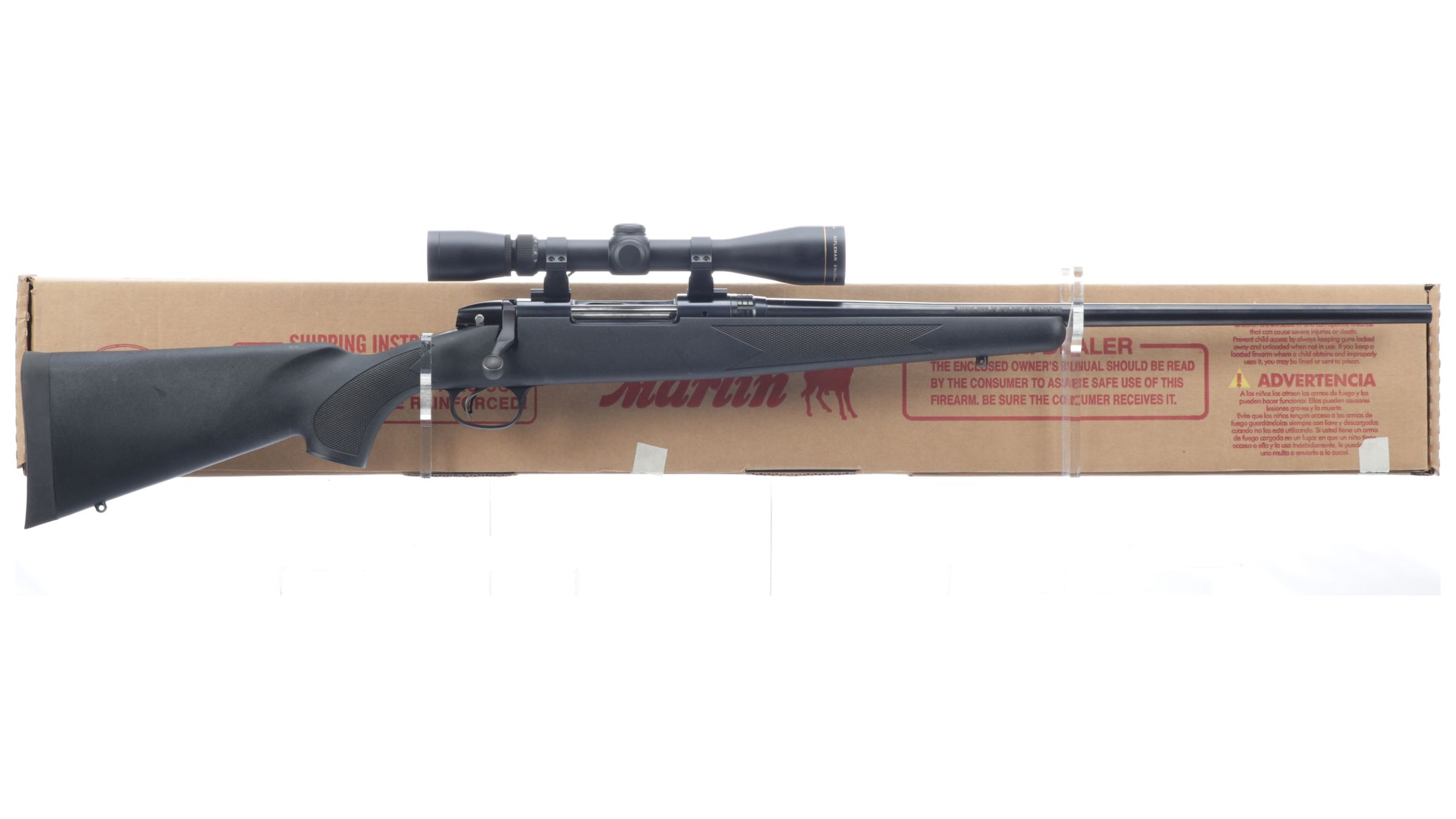 Marlin Model XL7 Bolt-Action Rifle with Leupold Scope and Box | Rock ...
