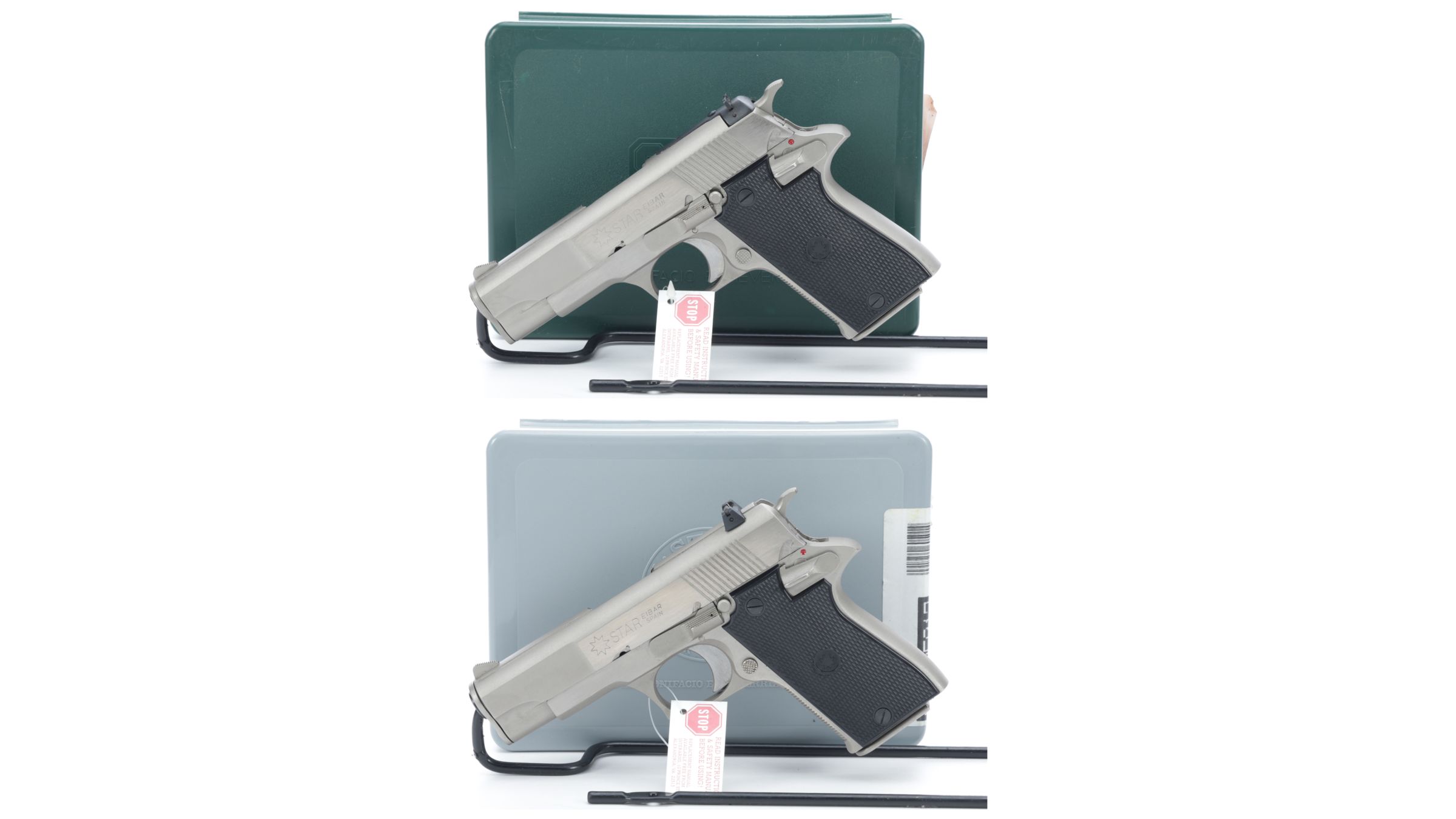 Two Star PD Semi-Automatic Pistols with Cases | Rock Island Auction