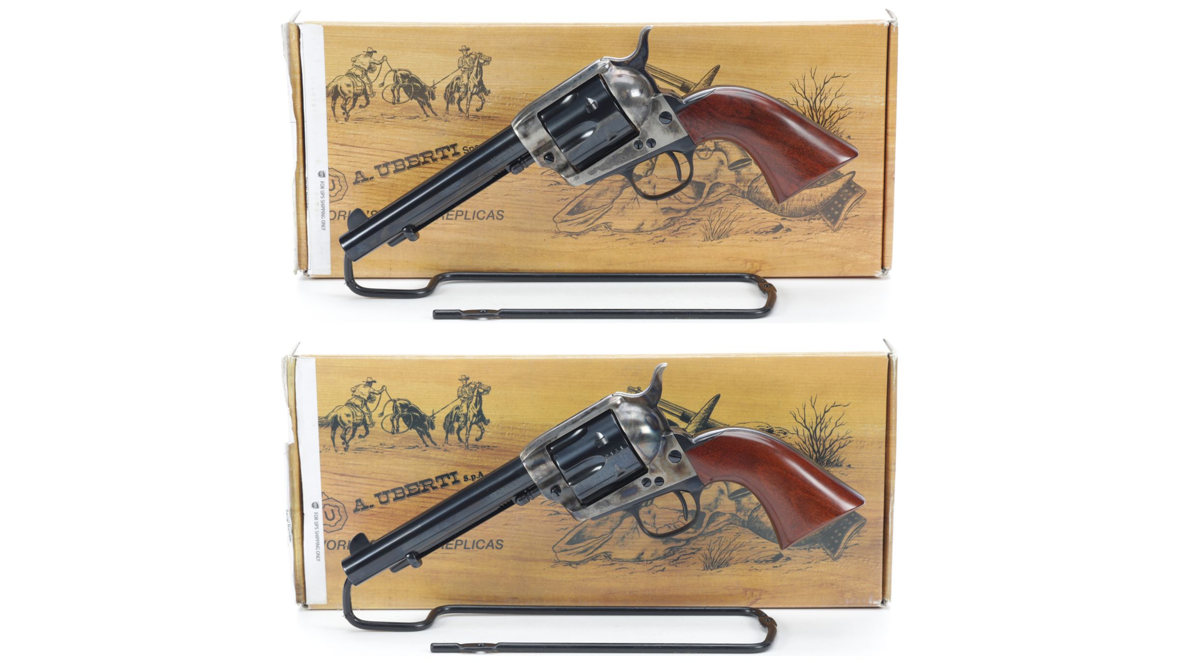 Two Uberti/Stoeger Colt Single Action Army Revolvers with Boxes | Rock Island Auction